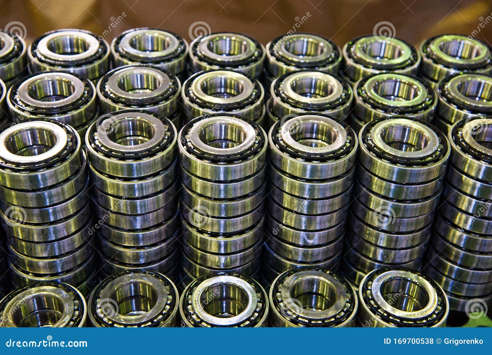 Production of bearings stock photo. Image of bearings - 169700538