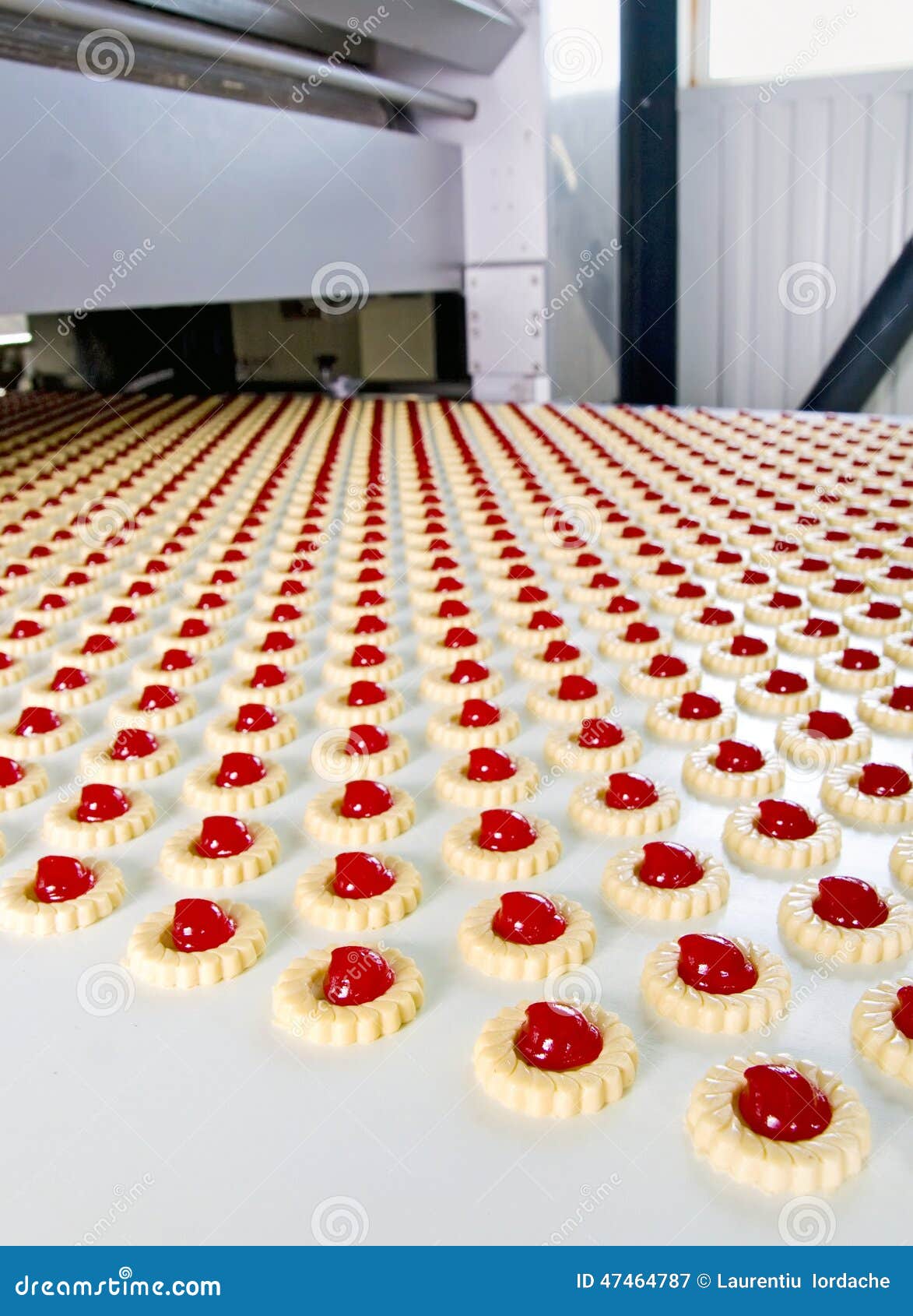 Production of biscuits stock image. Image of cookies - 47464787