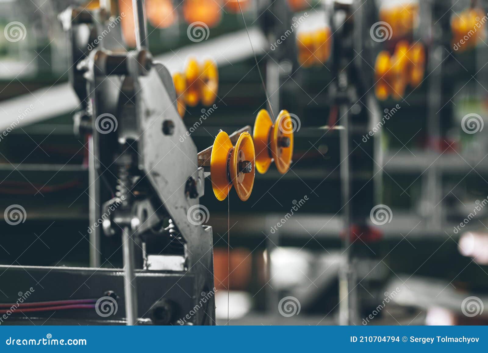 Production of Cable Wire at Cable Factory Stock Photo - Image of ...