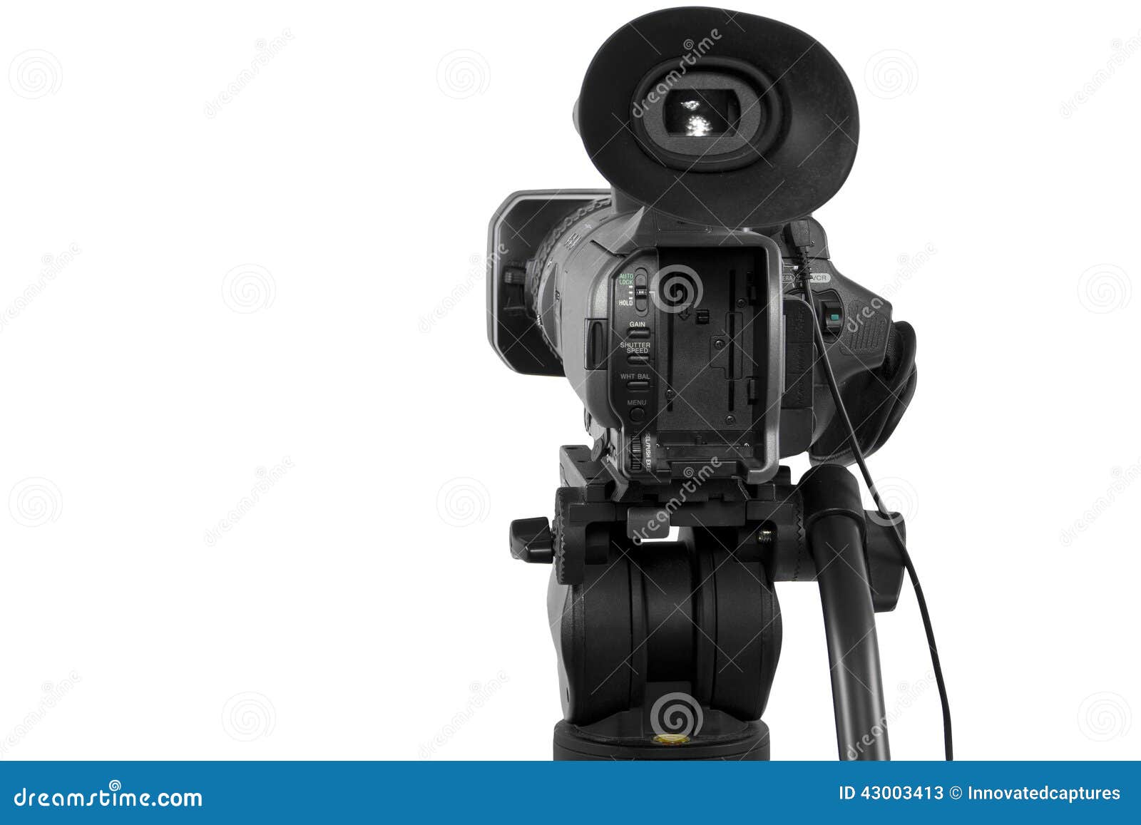 Production Camera stock image. Image of camcorder, film - 43003413