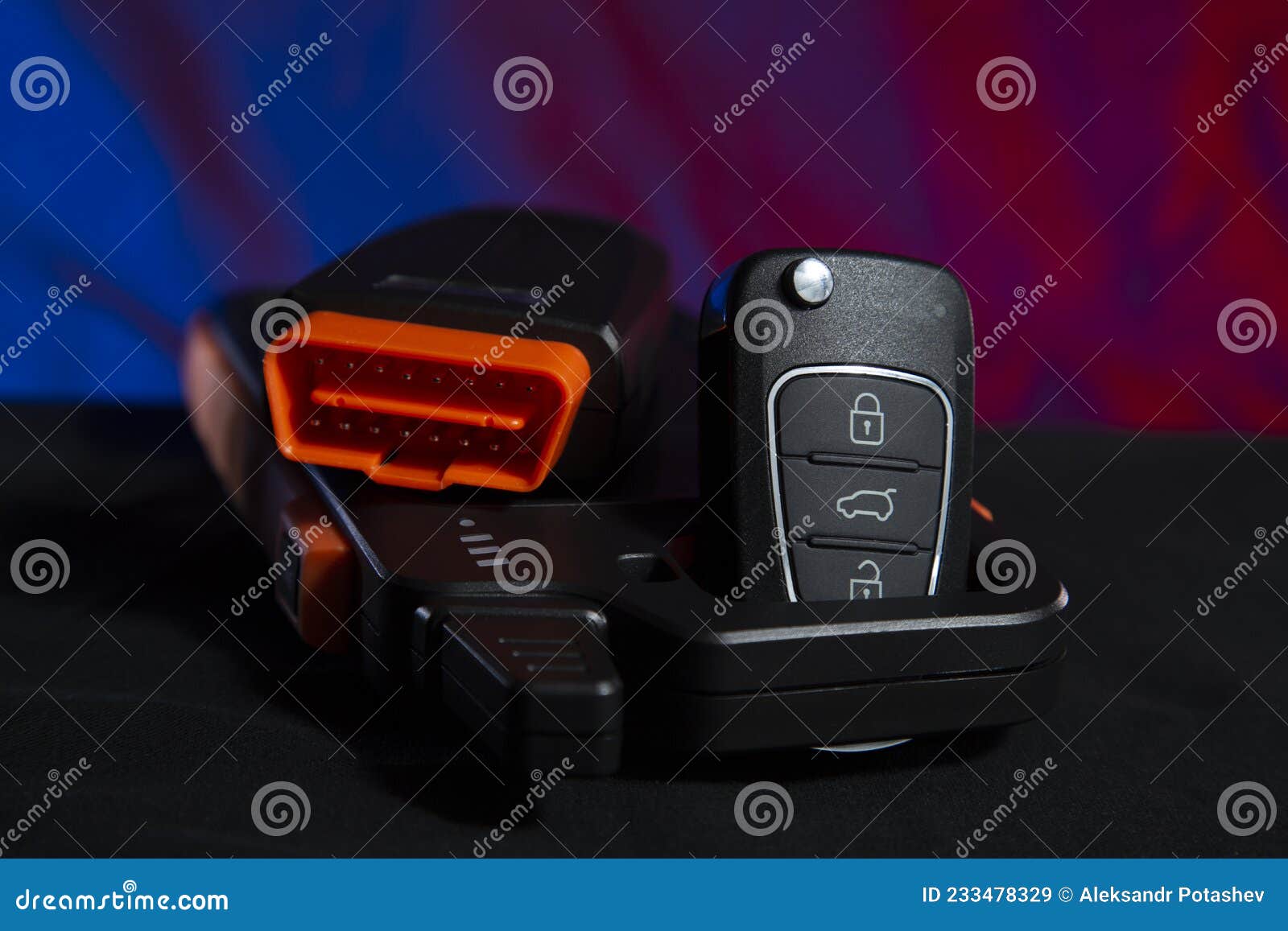 Production of Car Keys, Programming of Car Keys and Repair Stock Image ...