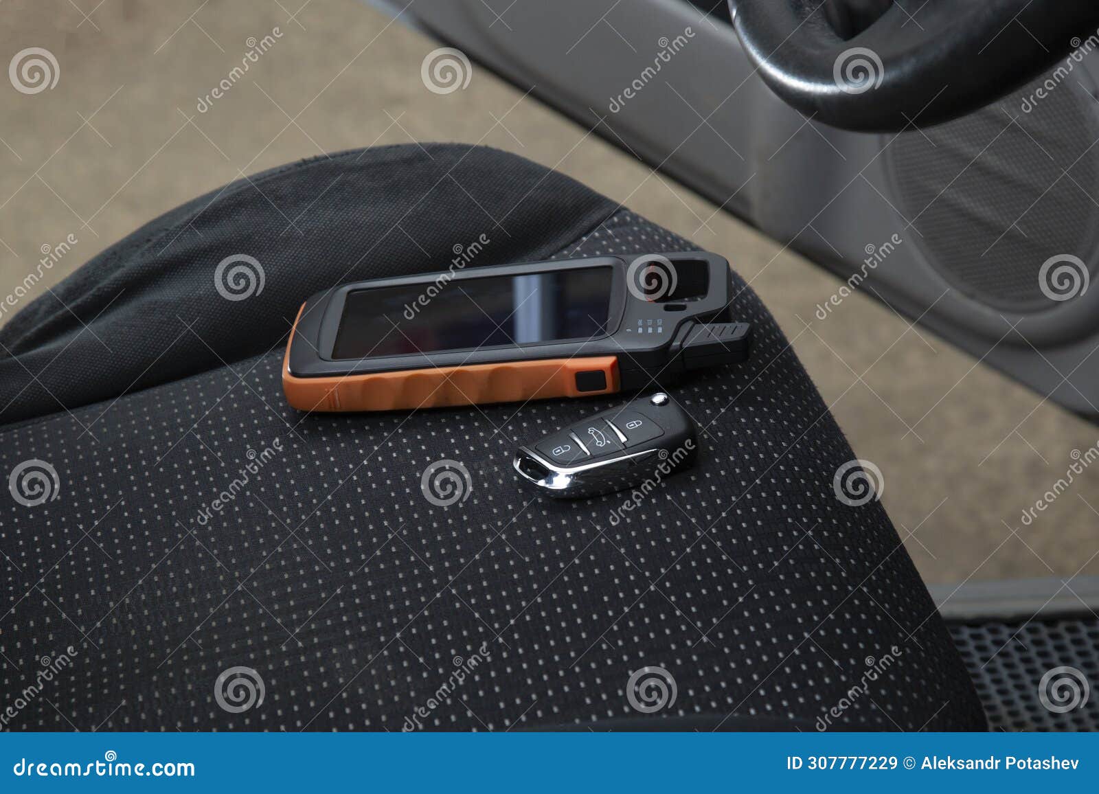 Production of Car Keys, Programming of Car Keys and Repair Stock Image ...