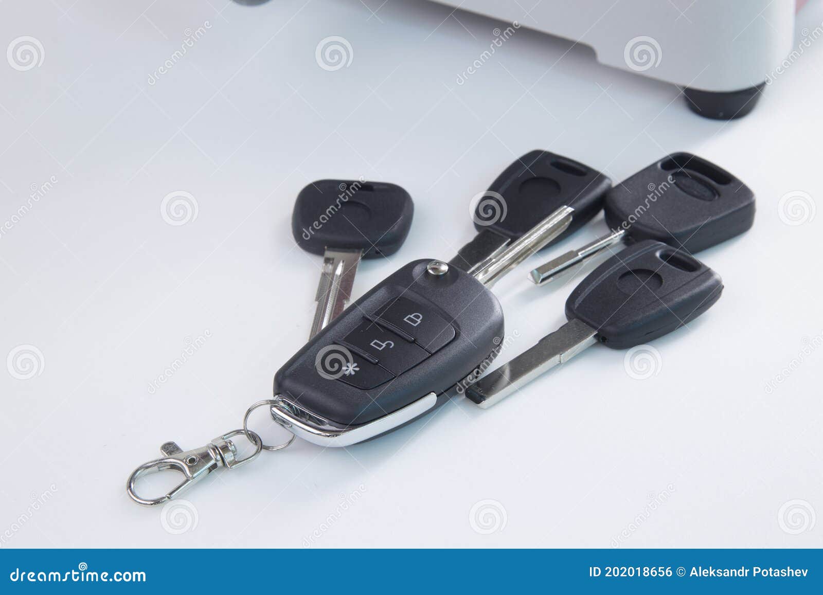Production of Car Keys on a Specialized Key Machine Stock Photo - Image ...