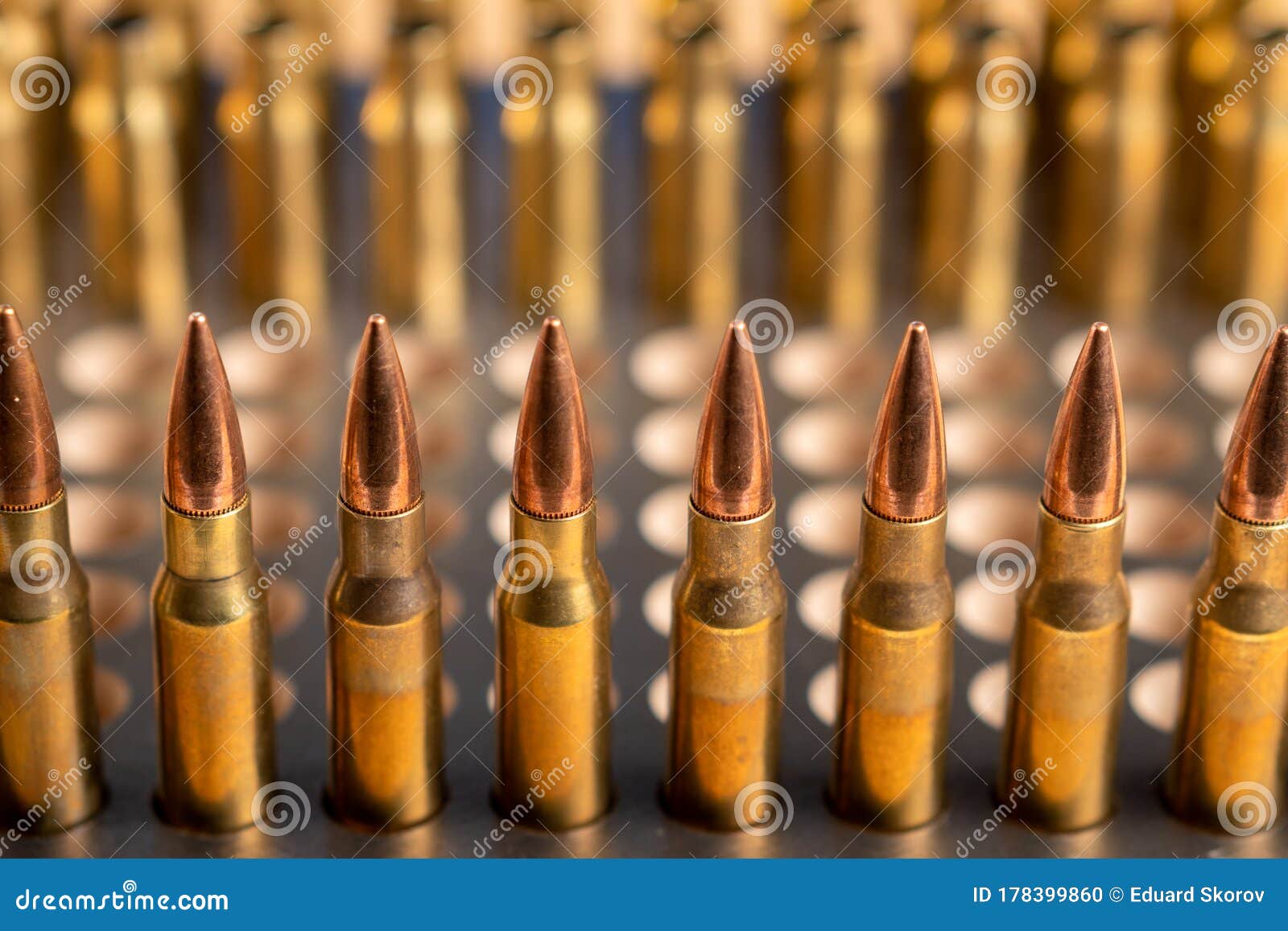 Production of Cartridges for a Rifle, Reload. Empty Shells and ...