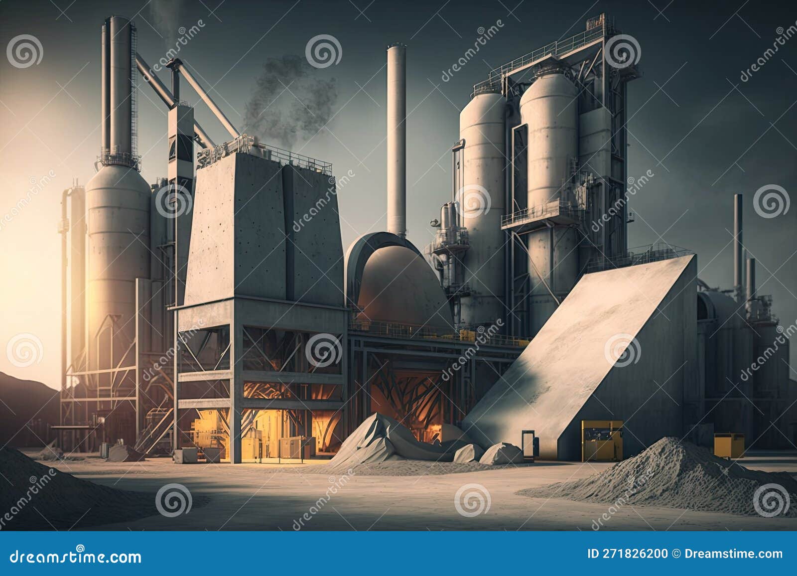 Production in a Cement Factory Design for Manufacturing Stock ...
