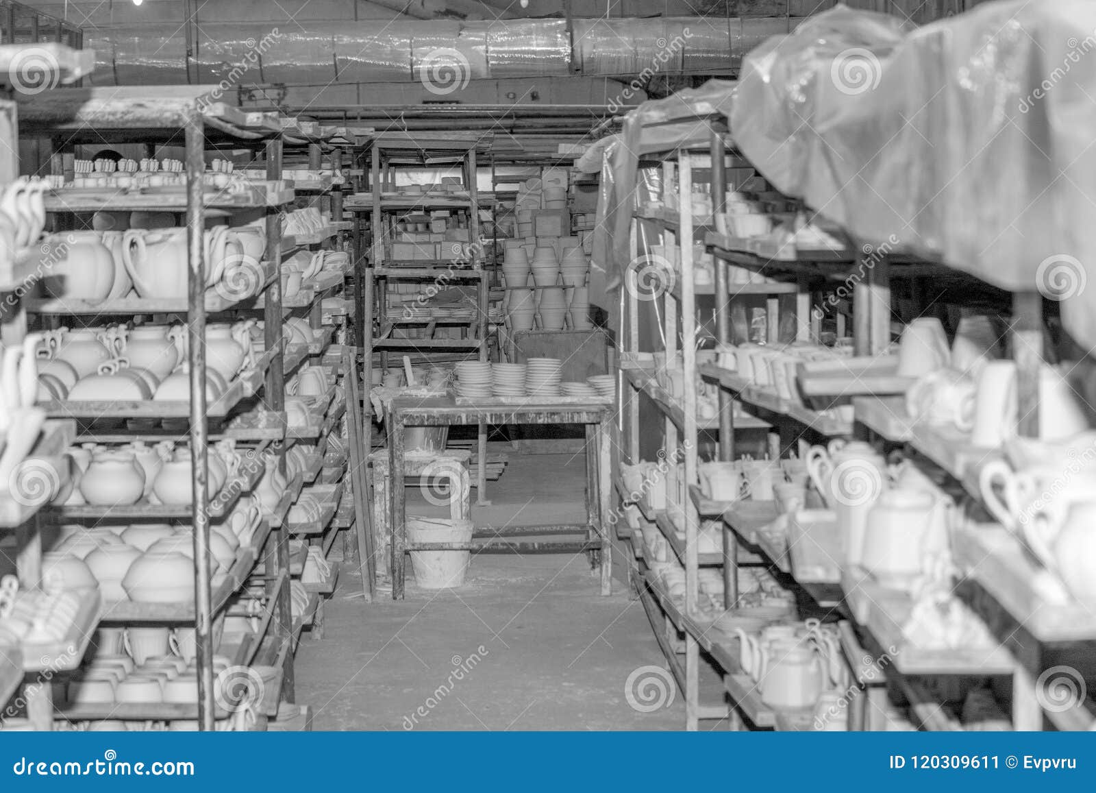 The Production of Ceramic Ware Stock Image - Image of clean, closeup ...
