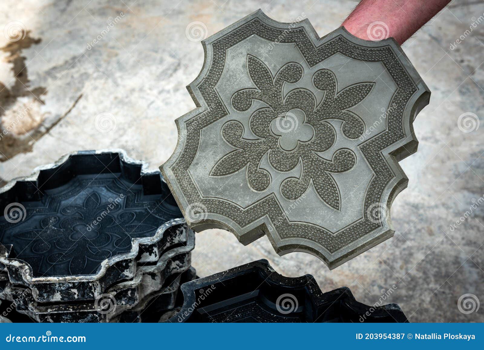 Production of Concrete Paving Slabs at Home. Forms for Paving Slabs ...