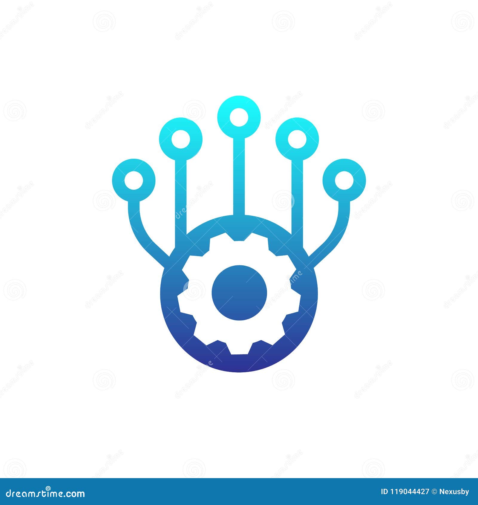 Production, Development Icon on White Stock Vector - Illustration of ...