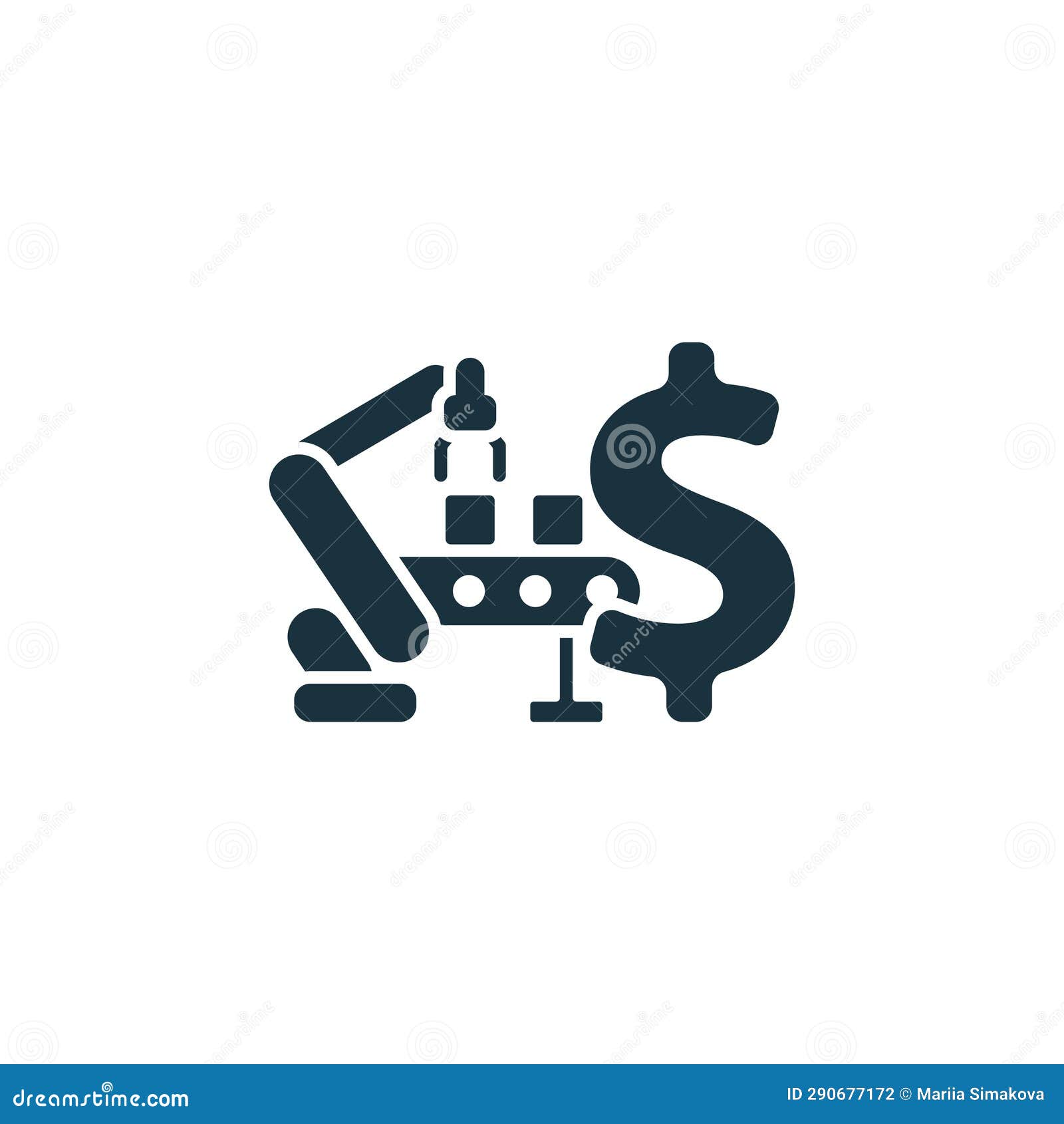 Production Efficiency Icon. Monochrome Simple Sign from Operation ... Production Efficiency Icon. Monochrome Simple Sign from Operation ...