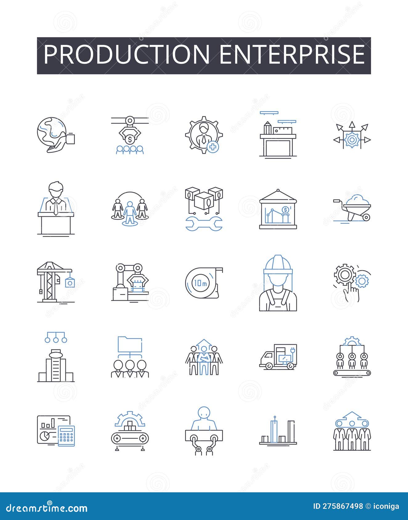 Assembly Company Line Icons Collection. Interlocking, Precision ... Assembly Company Line Icons Collection. Interlocking, Precision ...