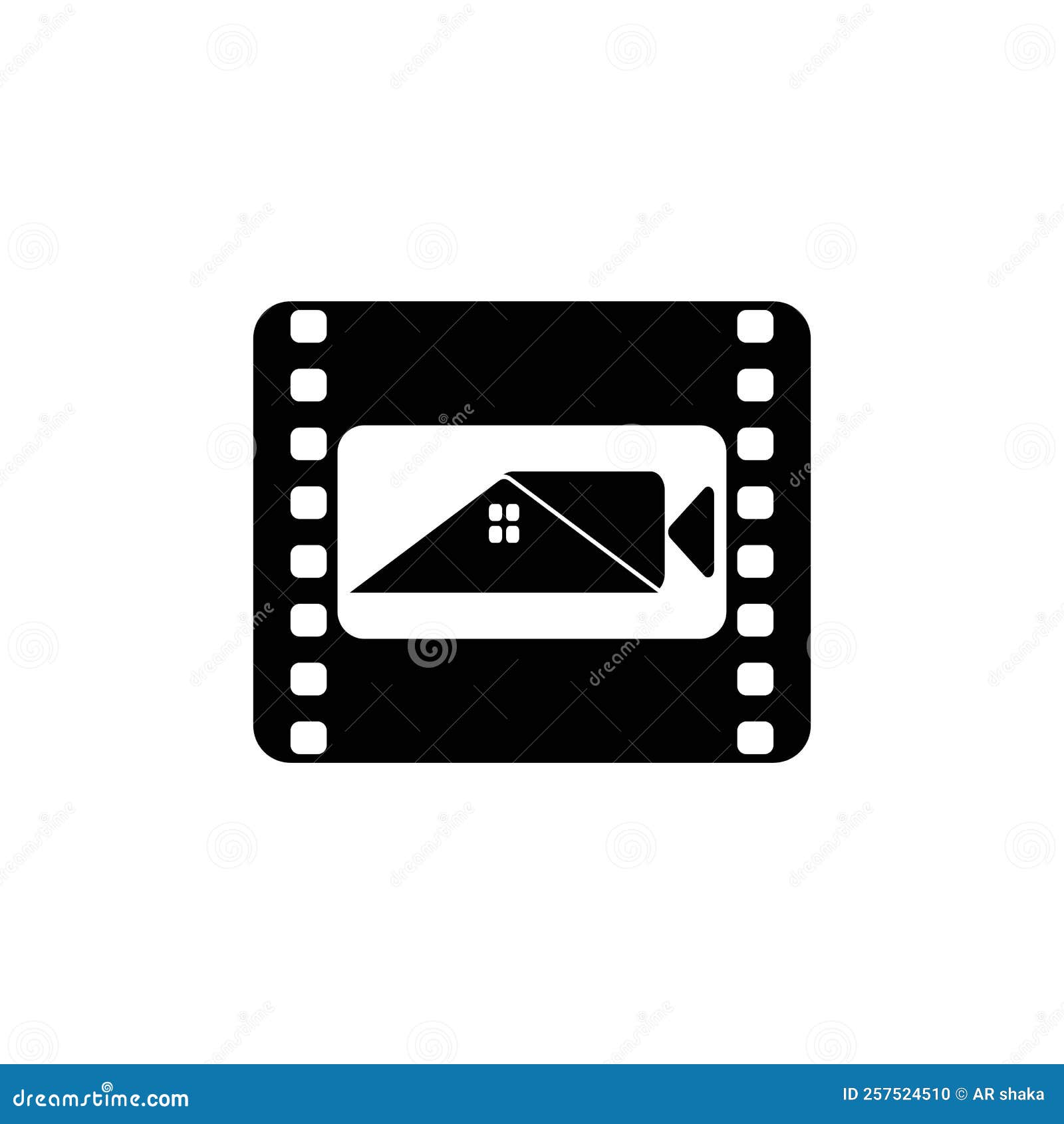 Production House Icon Logo Vector Stock Vector - Illustration of music ...