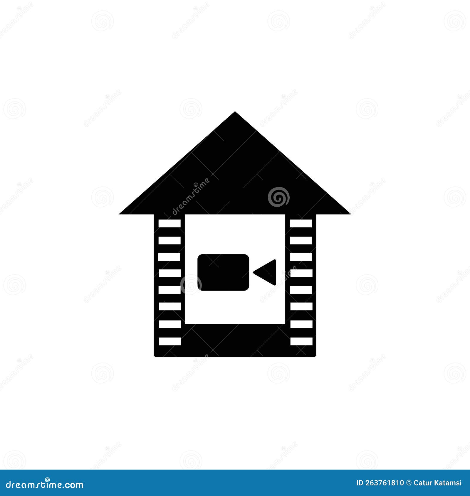 Production House Icon Logo Vector Design Template Stock Vector ...