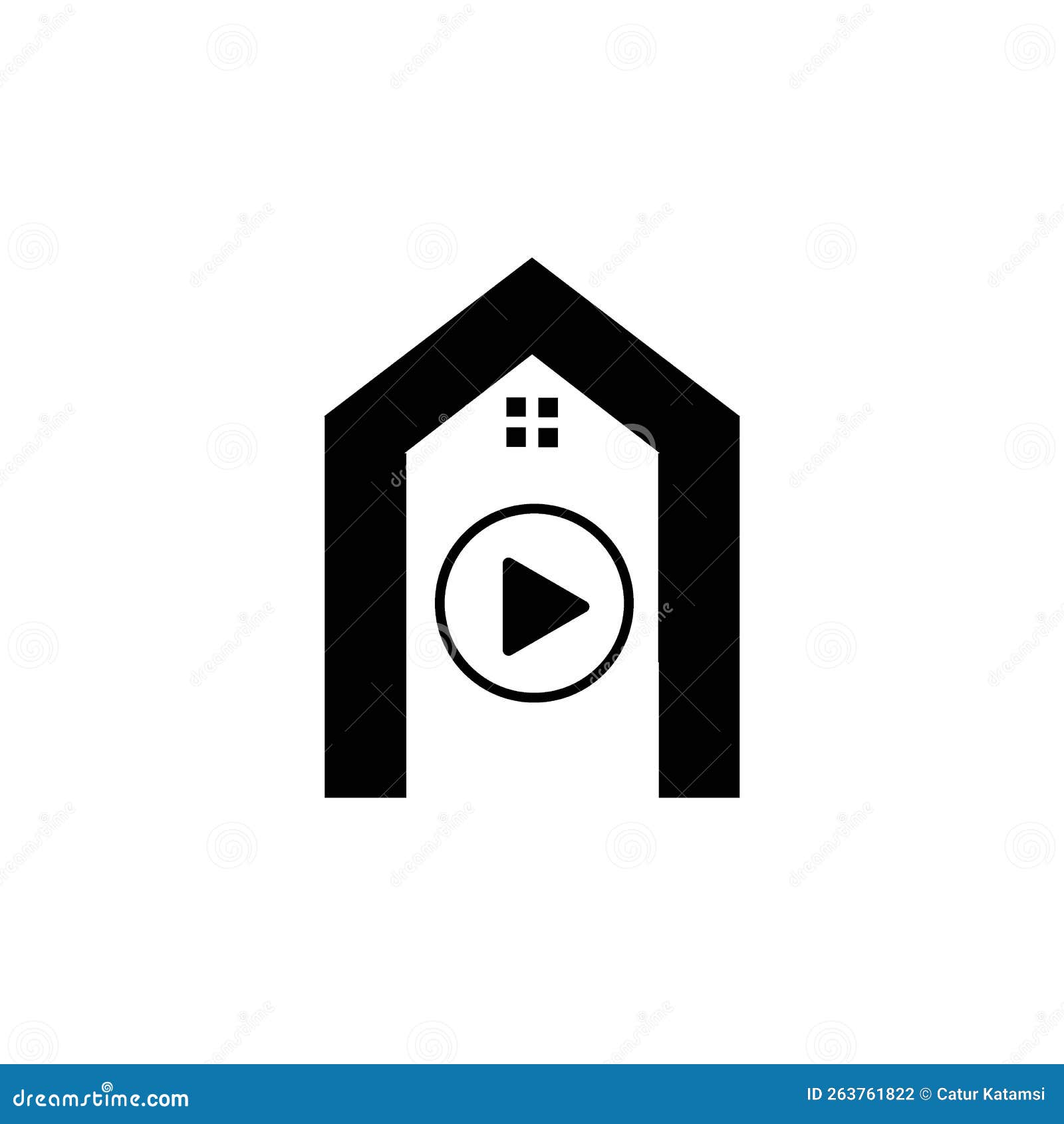 Production House Icon Logo Vector Design Template Stock Vector ...