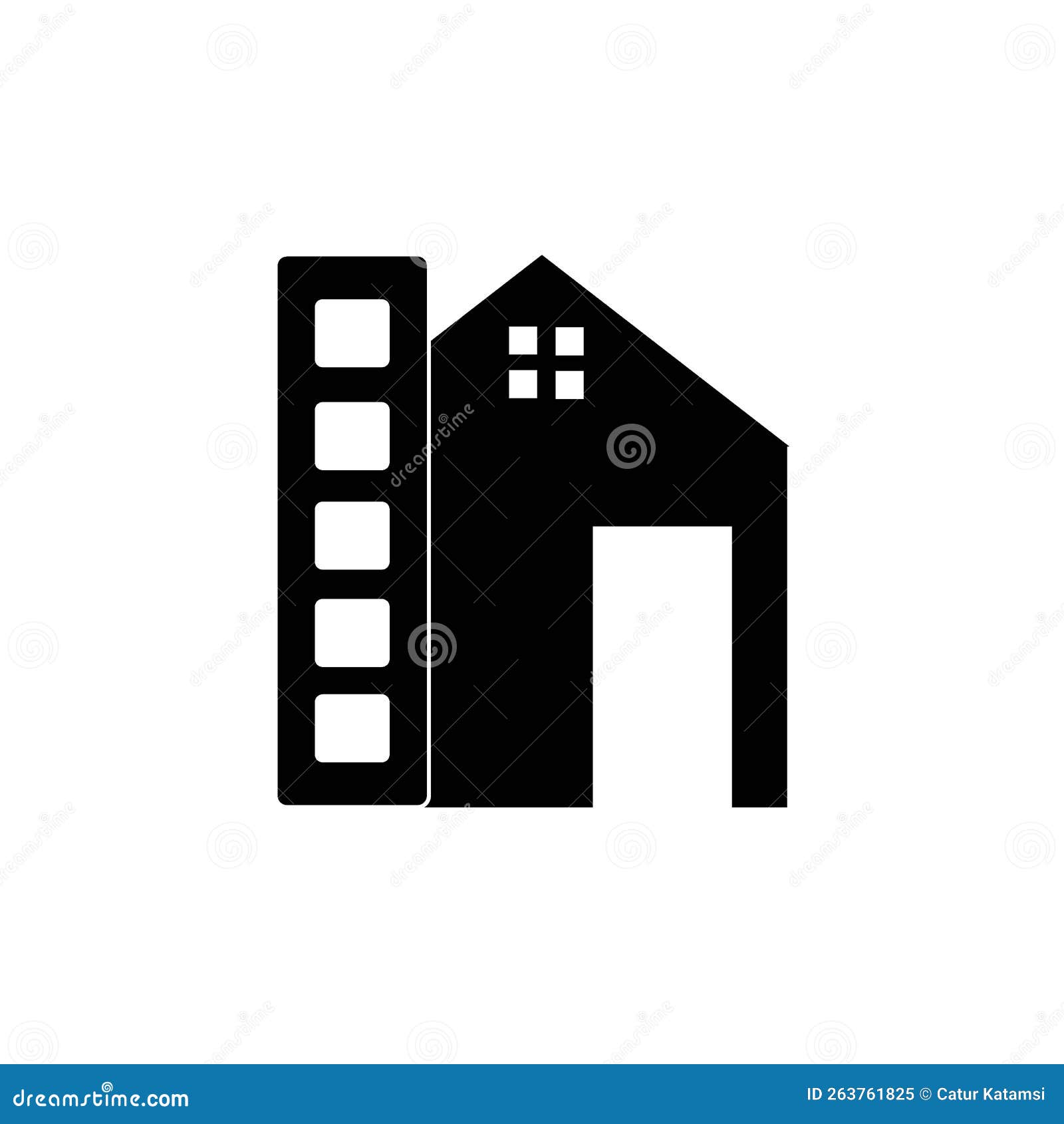 Production House Icon Logo Vector Design Template Stock Vector ...