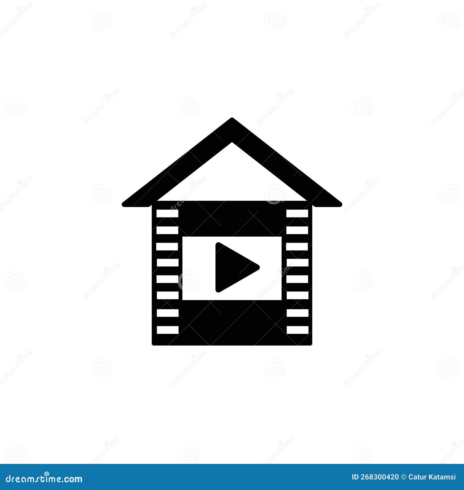 Production House Icon Logo Vector Design Template Stock Vector ...