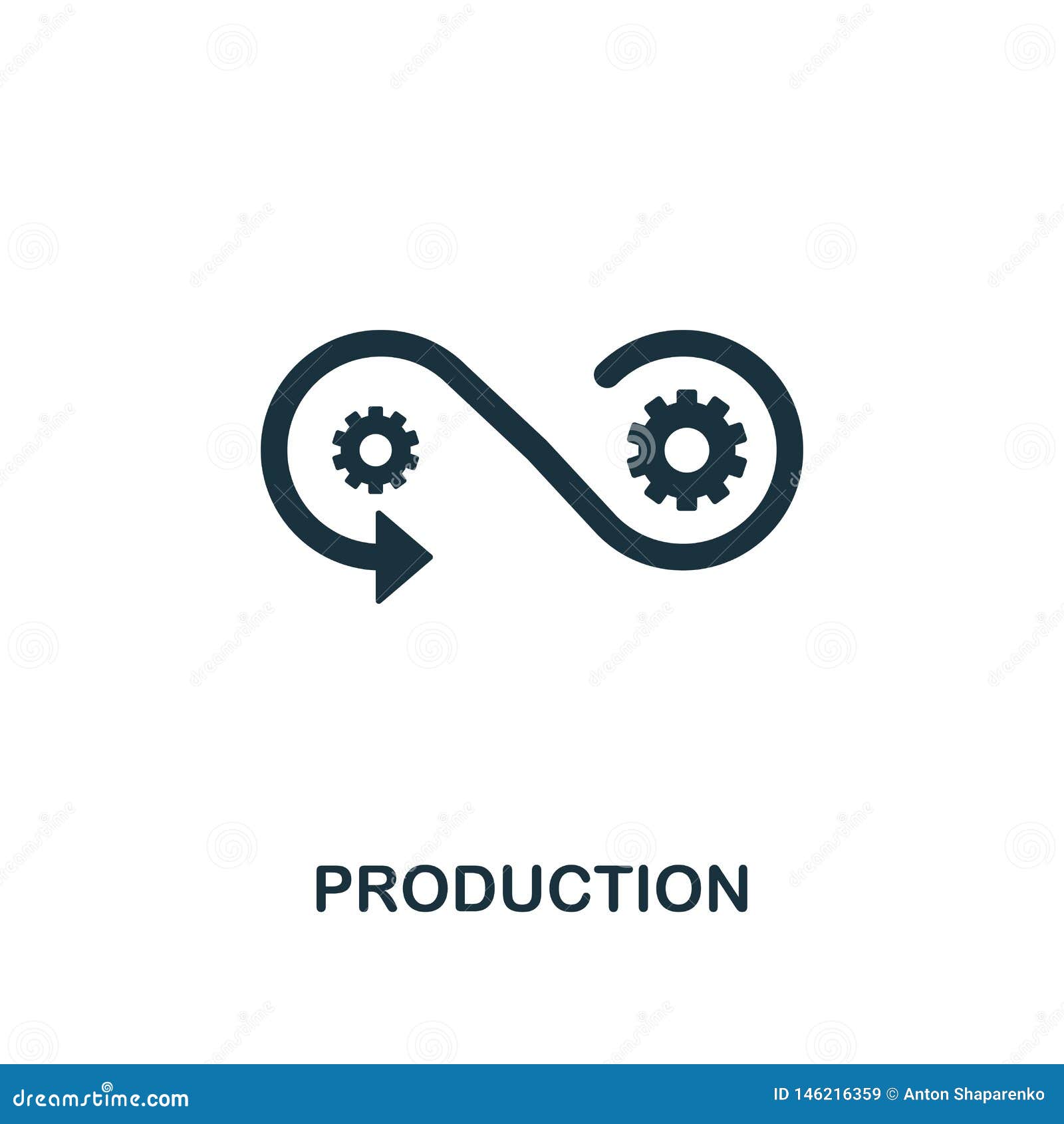Production Icon. Creative Element Design from Community Icons ...