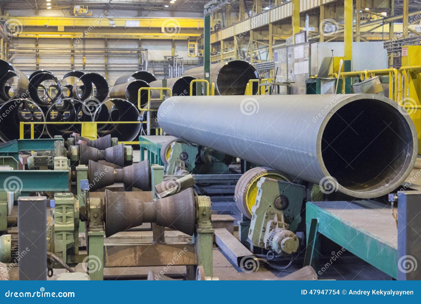 Production of Large Diameter Pipelines at Pipe Rolling Factory Stock ...