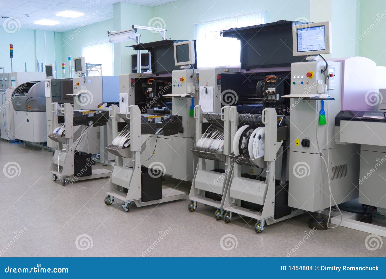 Production line stock photo. Image of mechanic, regulation - 1454804