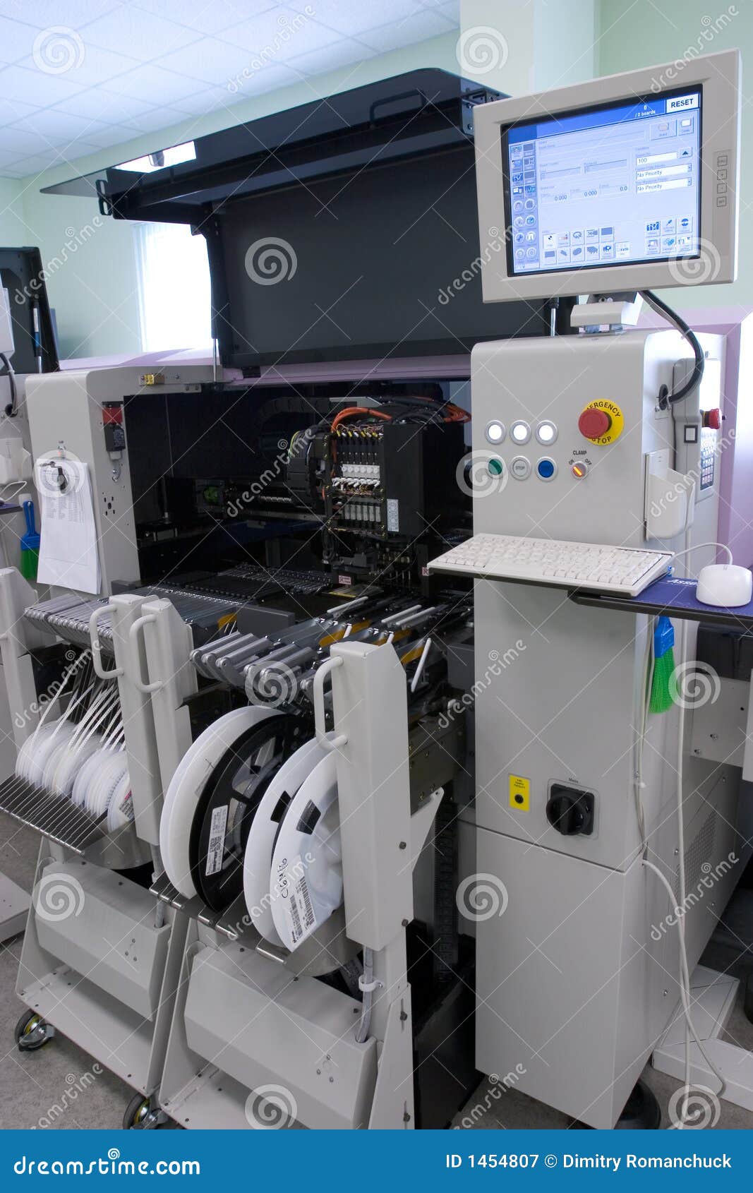 Production line stock image. Image of production, operator - 1454807