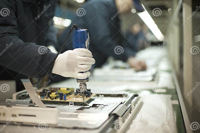 Production line stock image. Image of occupation, production - 25904109