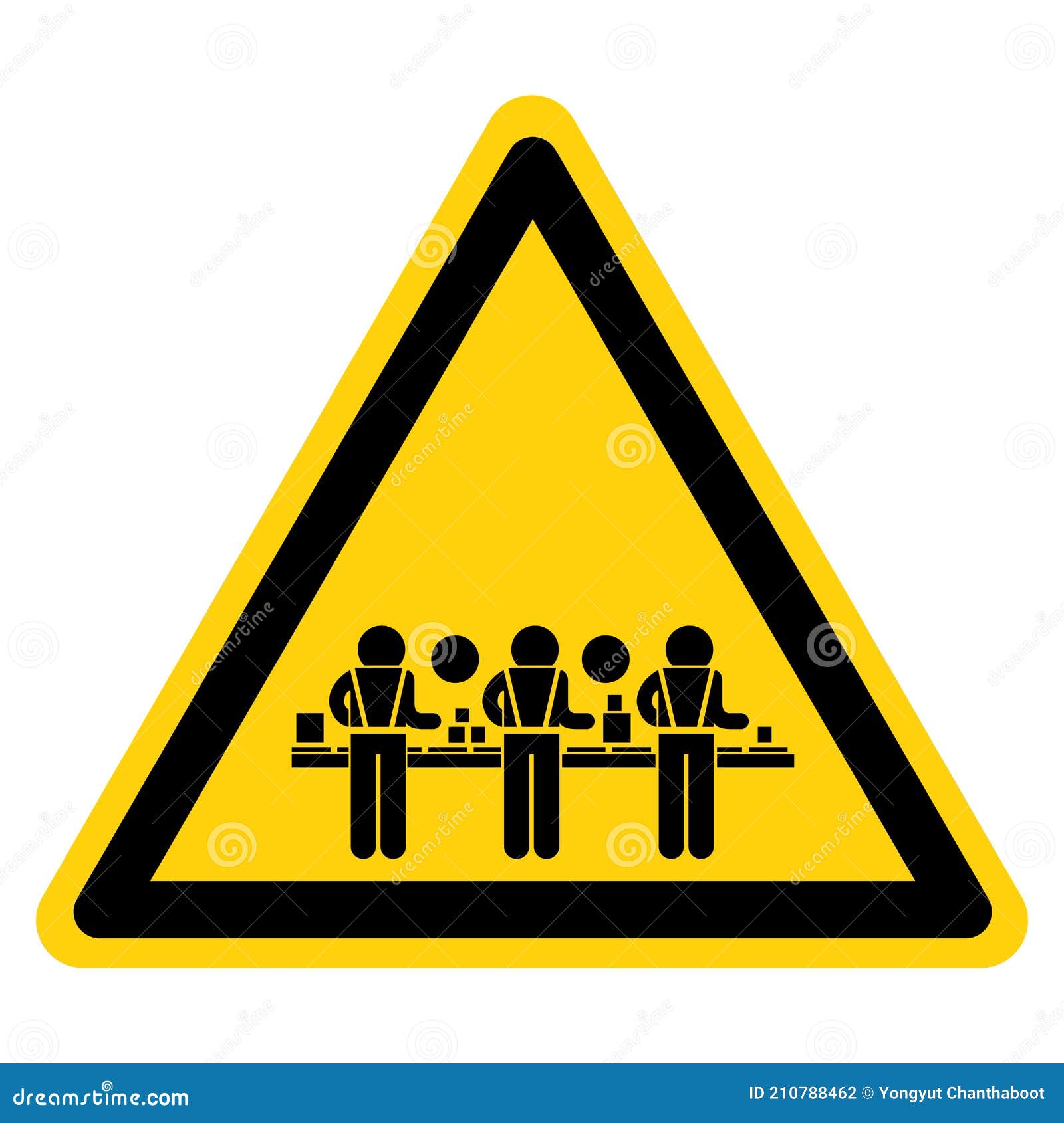 Production Line Area Symbol Sign, Vector Illustration, Isolate on White ...