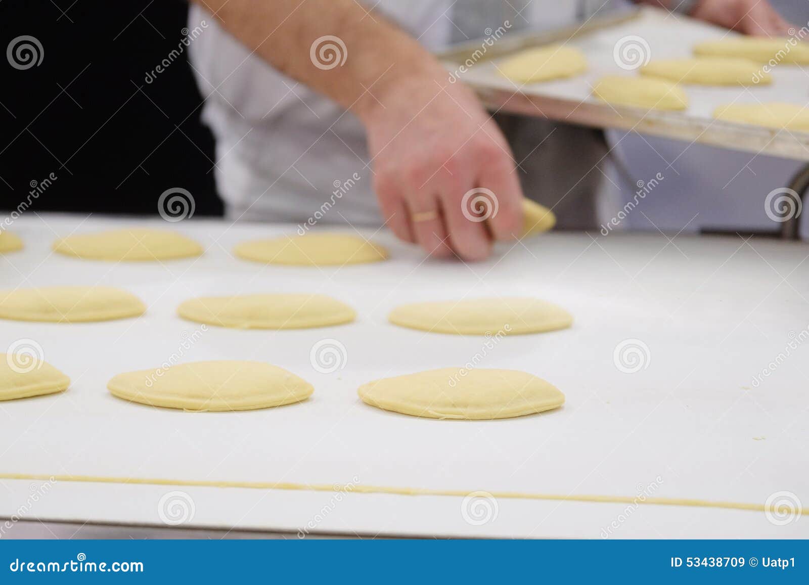 Production line at bakery stock image. Image of bakery - 53438709