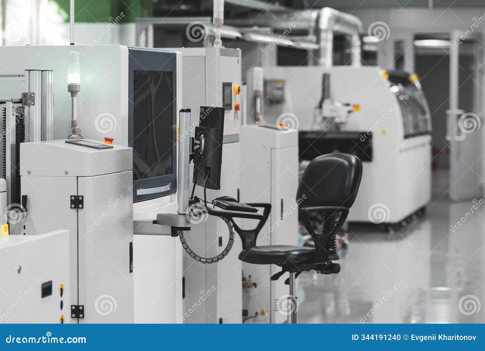 Production Line for Printed Circuit Board Manufacturing Mounted in ...