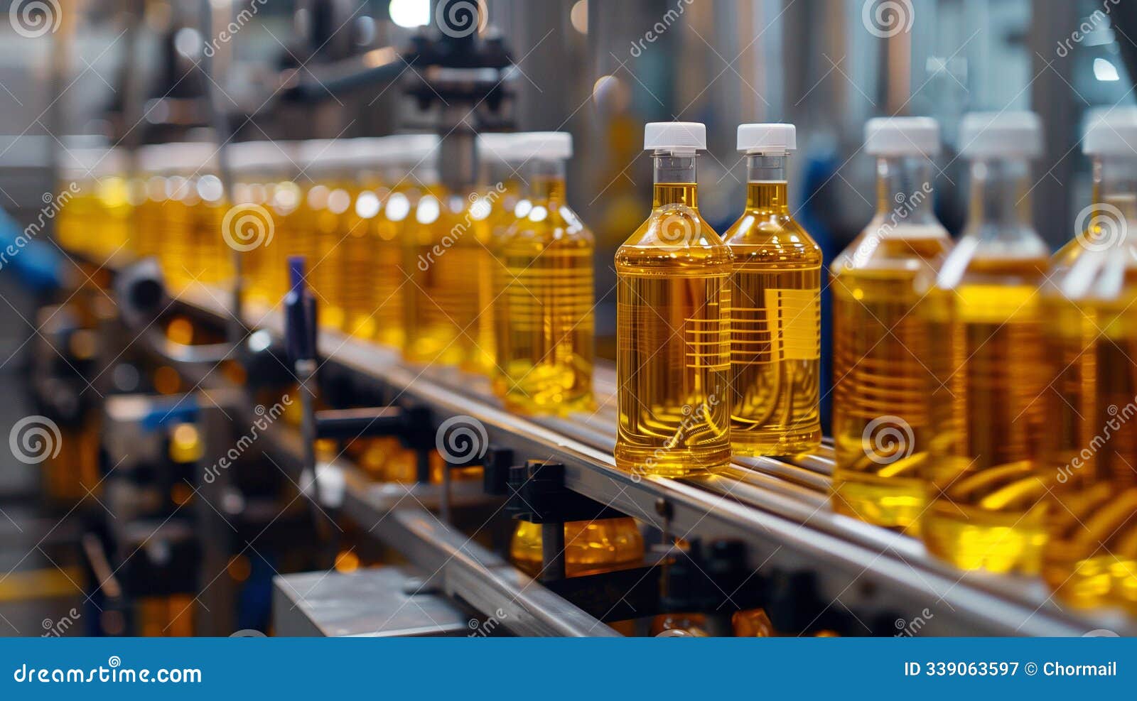 Production Line, Process of Manufacturing Products in Factory Stock ...