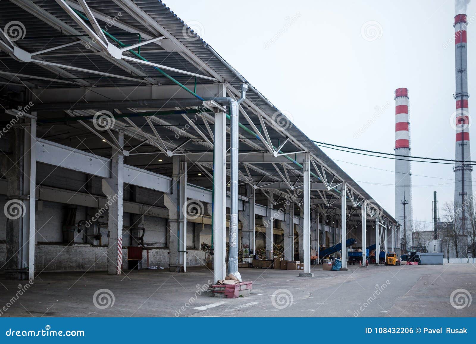 Waste Processing Plant View from the Street Editorial Photo - Image of ...