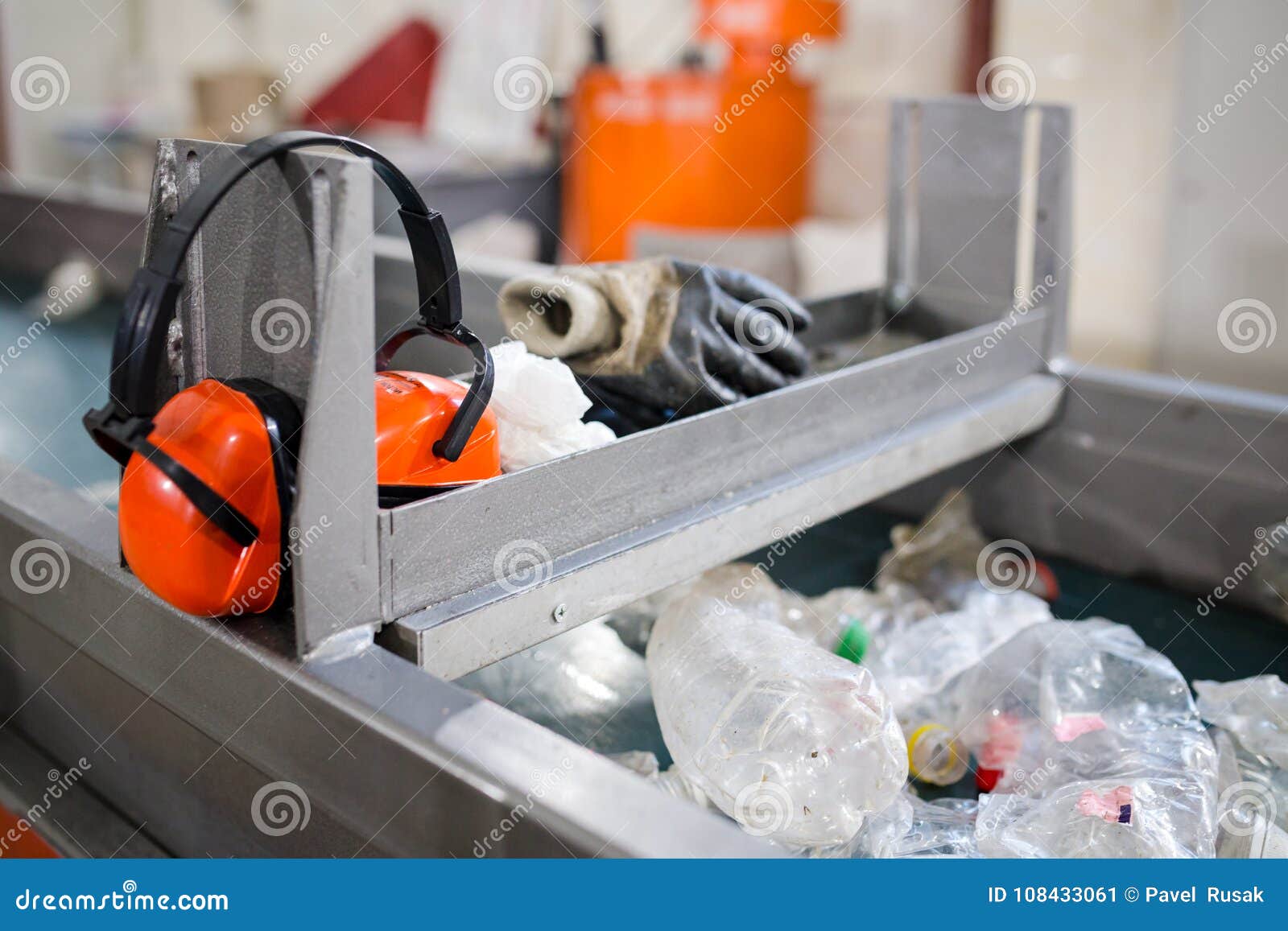Production Line for the Processing of Plastic Waste in the Factory ...