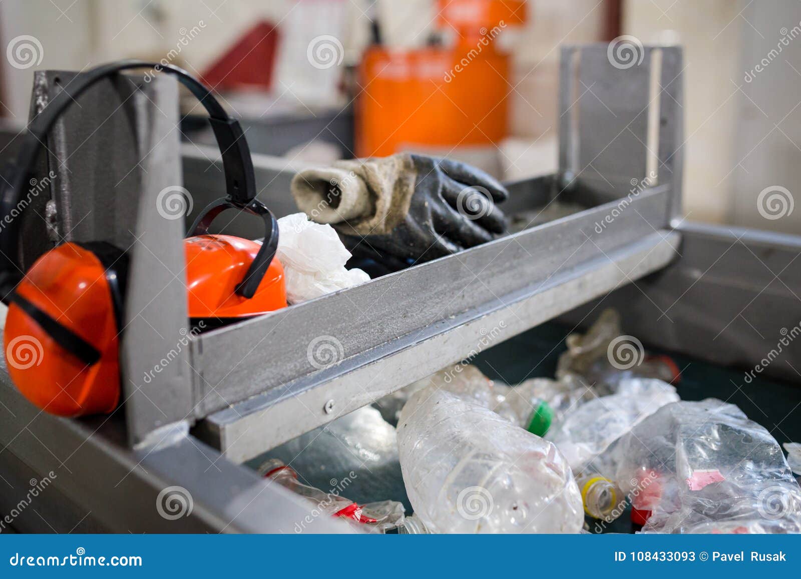 Production Line for the Processing of Plastic Waste in the Factory ...