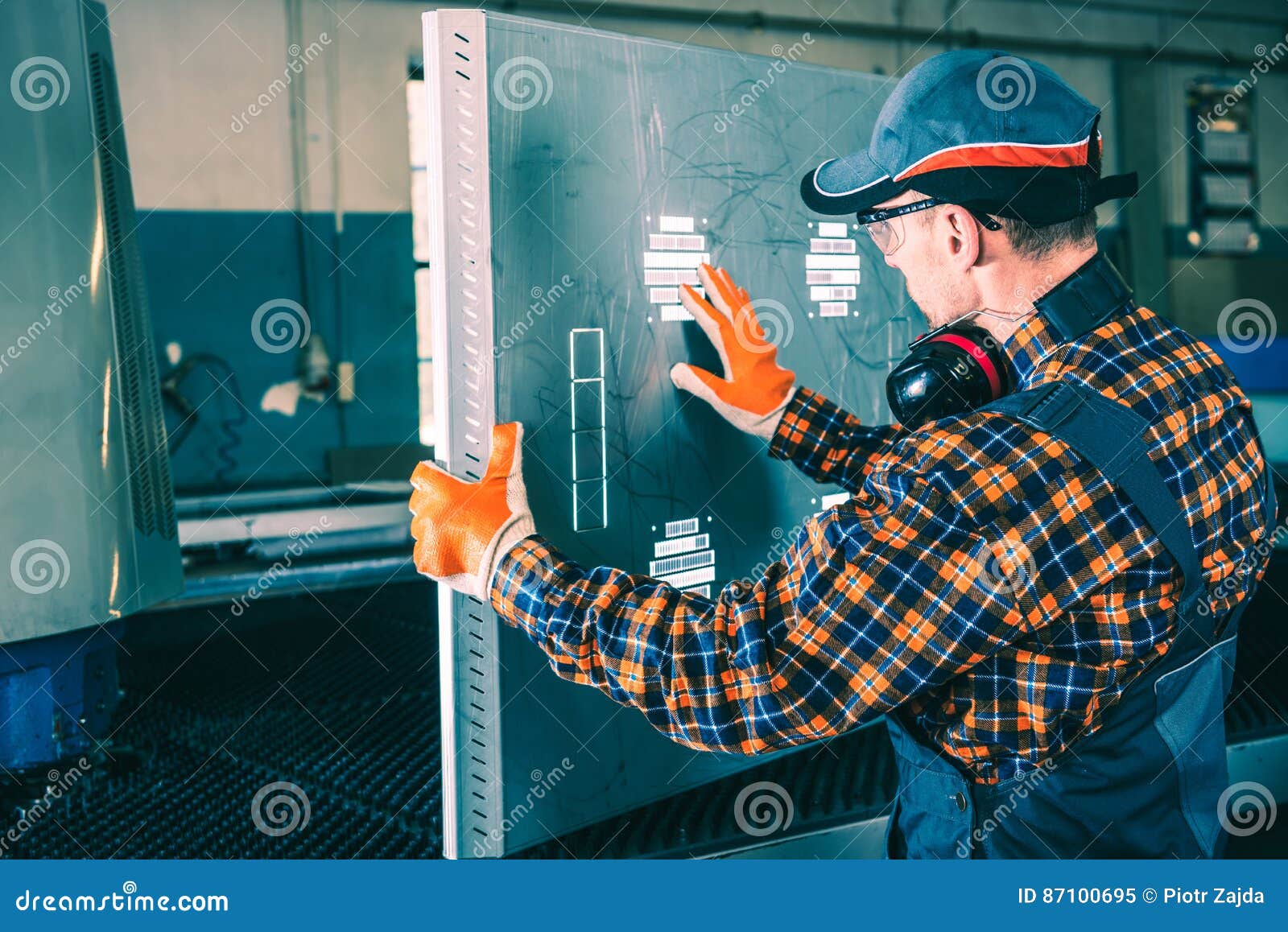 Production Line Supervising Stock Image - Image of machinery ...