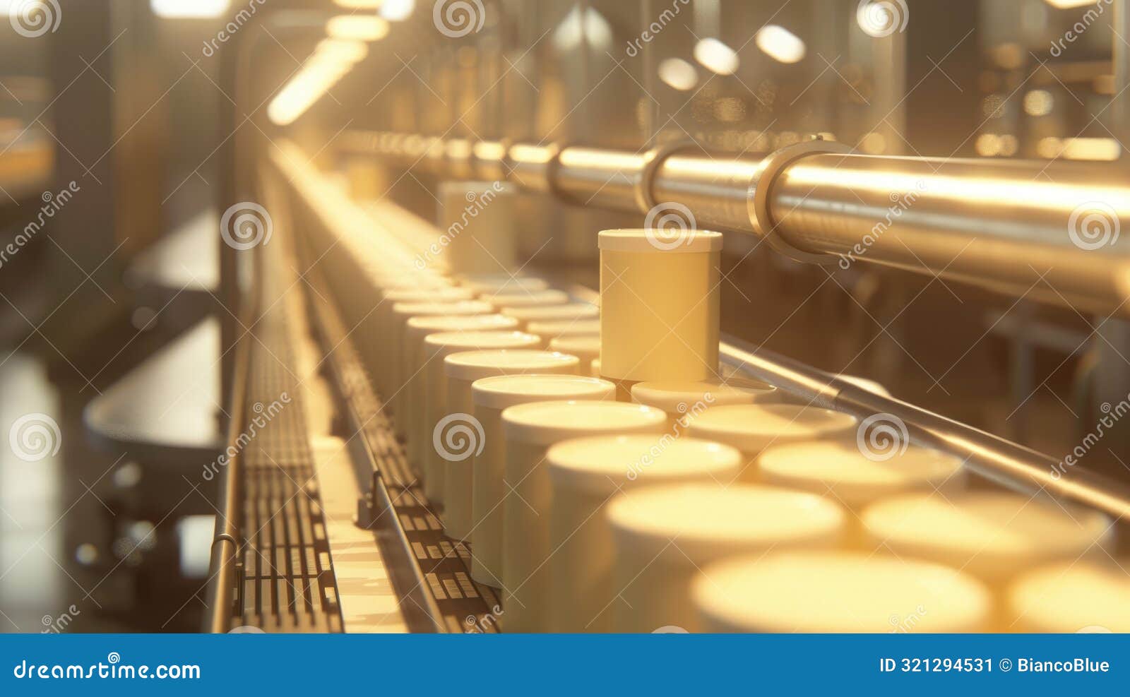 A Production Line of Tin Cans in a Food Processing Plant. AIG51A Stock ...