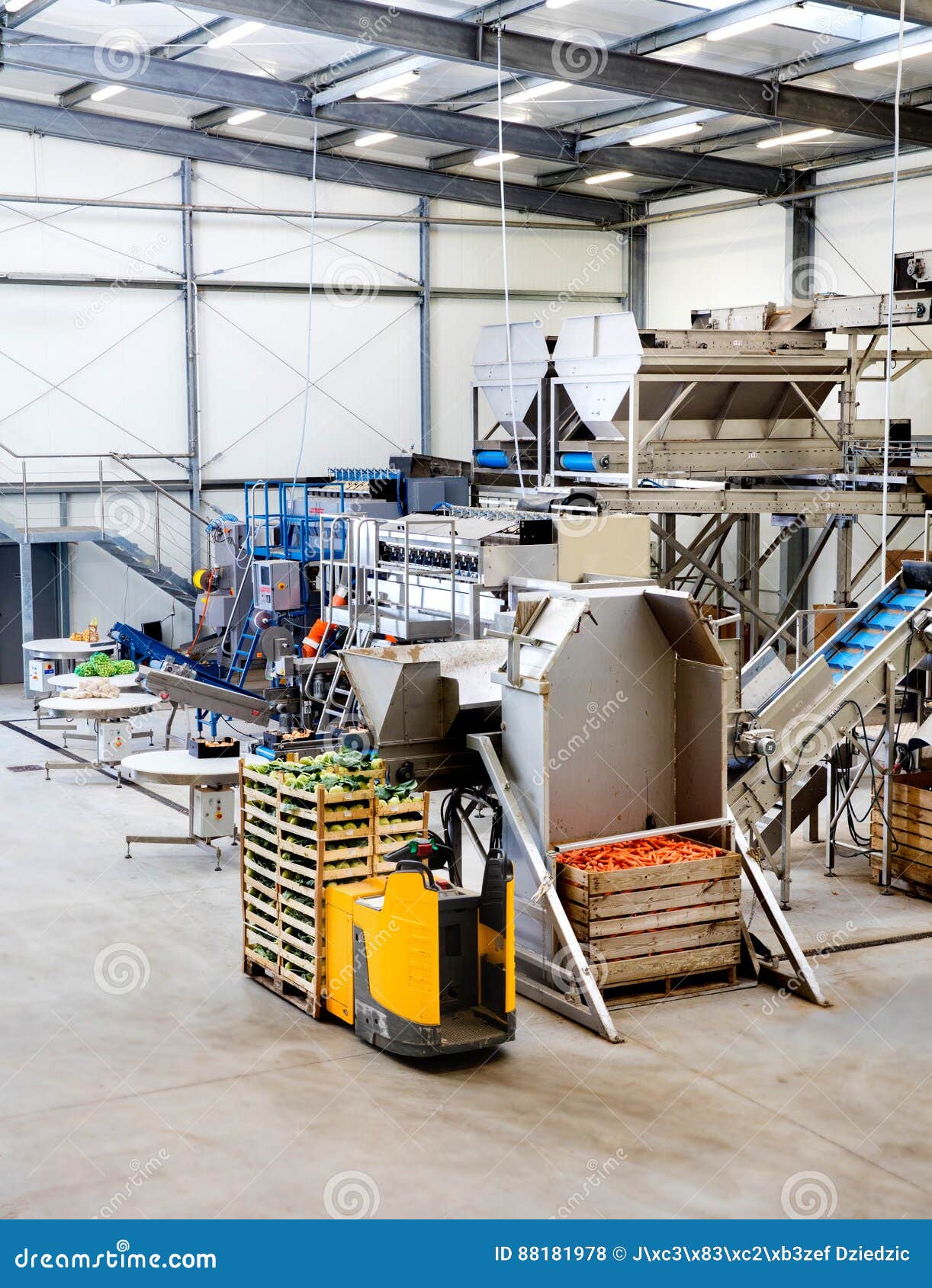 Production Line in Warehouse Editorial Stock Photo - Image of ...