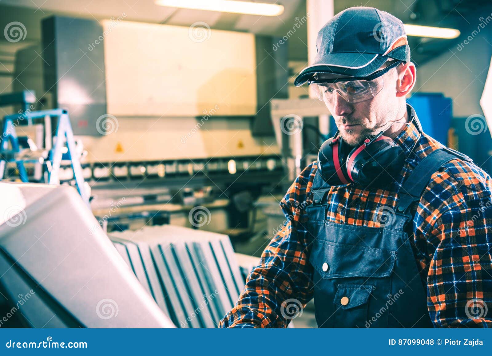 Production Line Worker stock photo. Image of business - 87099048