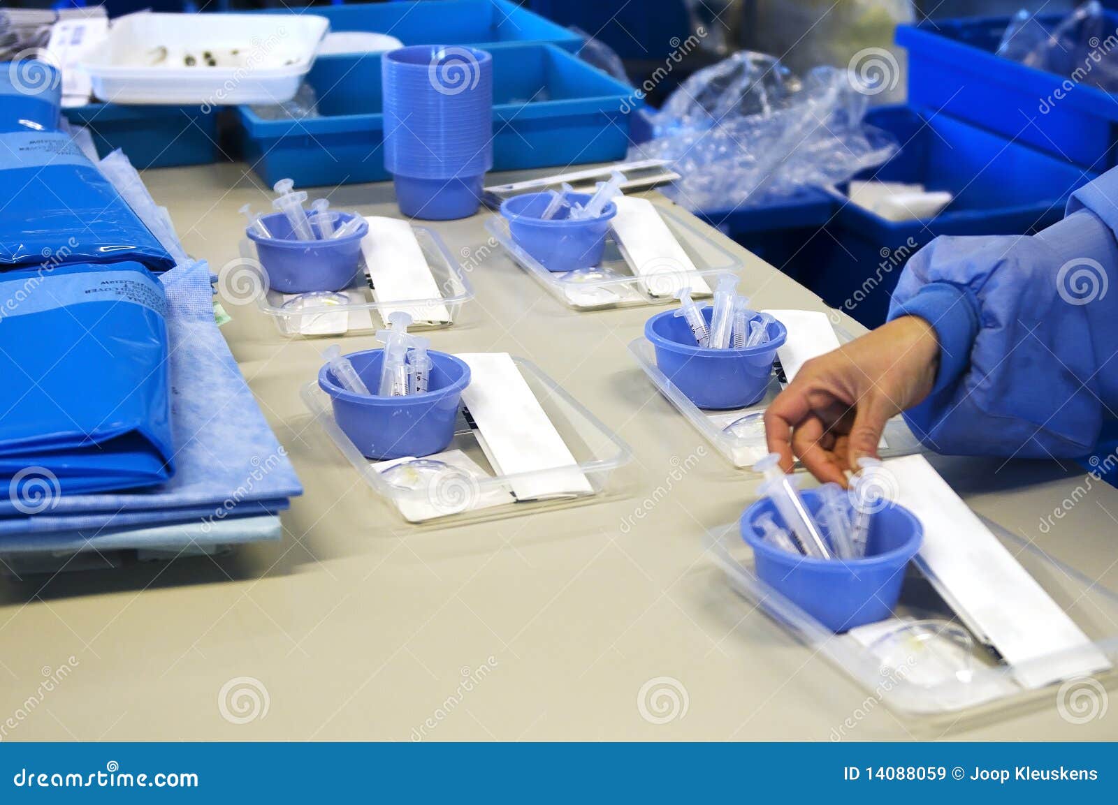 Production of medical sets stock image. Image of plant - 14088059
