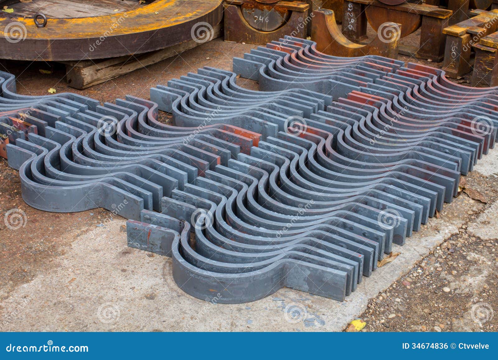 Production of metal stock photo. Image of manufacture - 34674836