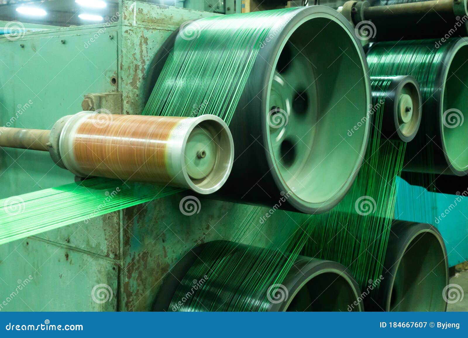 Production of Nylon Thread in a Factory Stock Image - Image of jungle ...