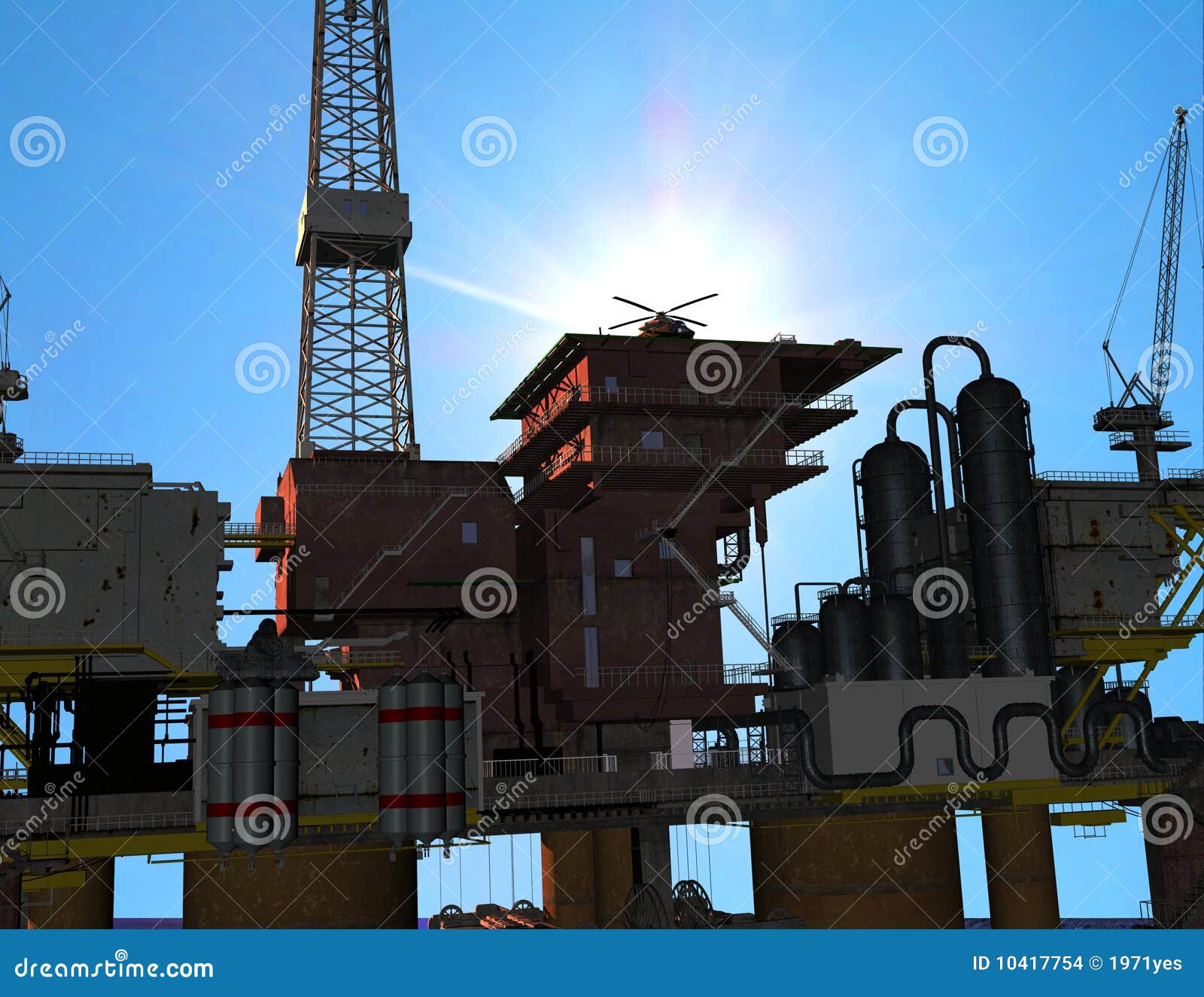 Production of petroleum stock photo. Image of technology - 10417754