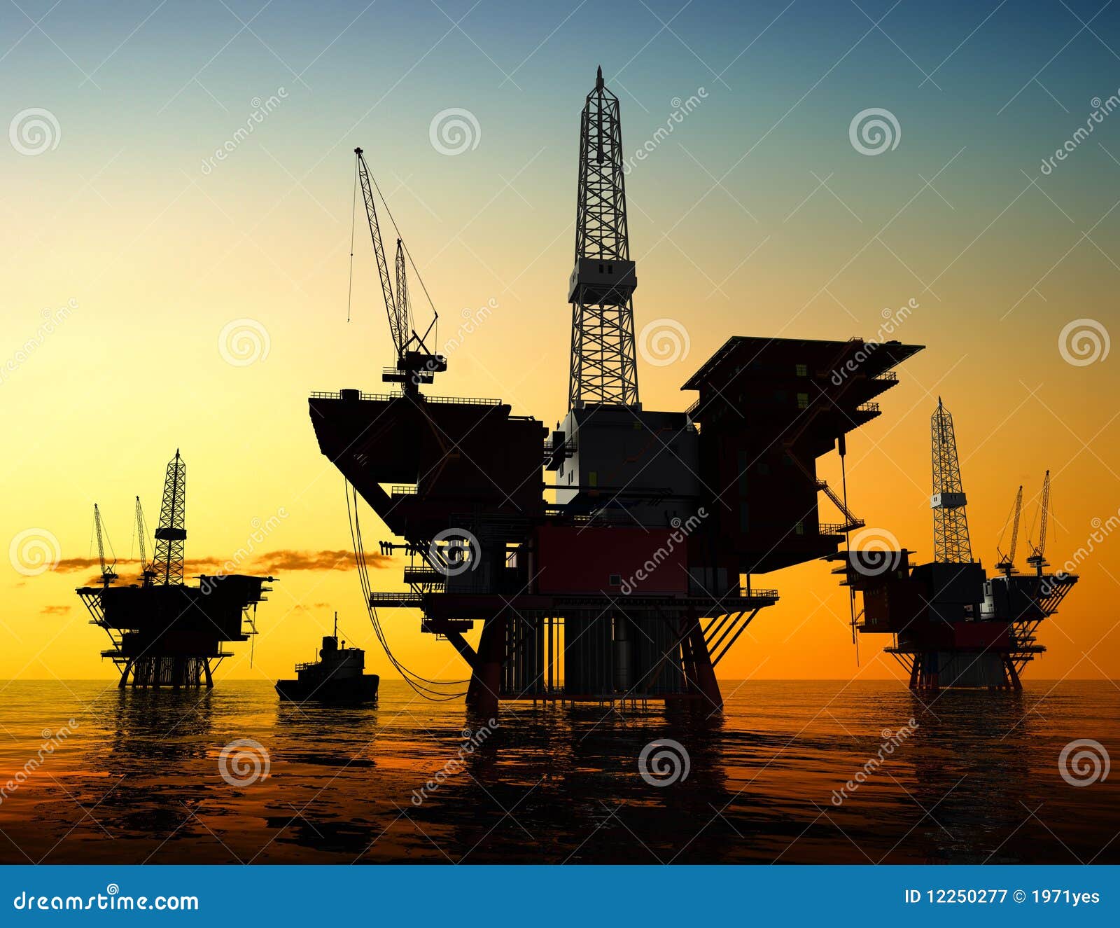 Production of petroleum stock illustration. Illustration of gasoline ...