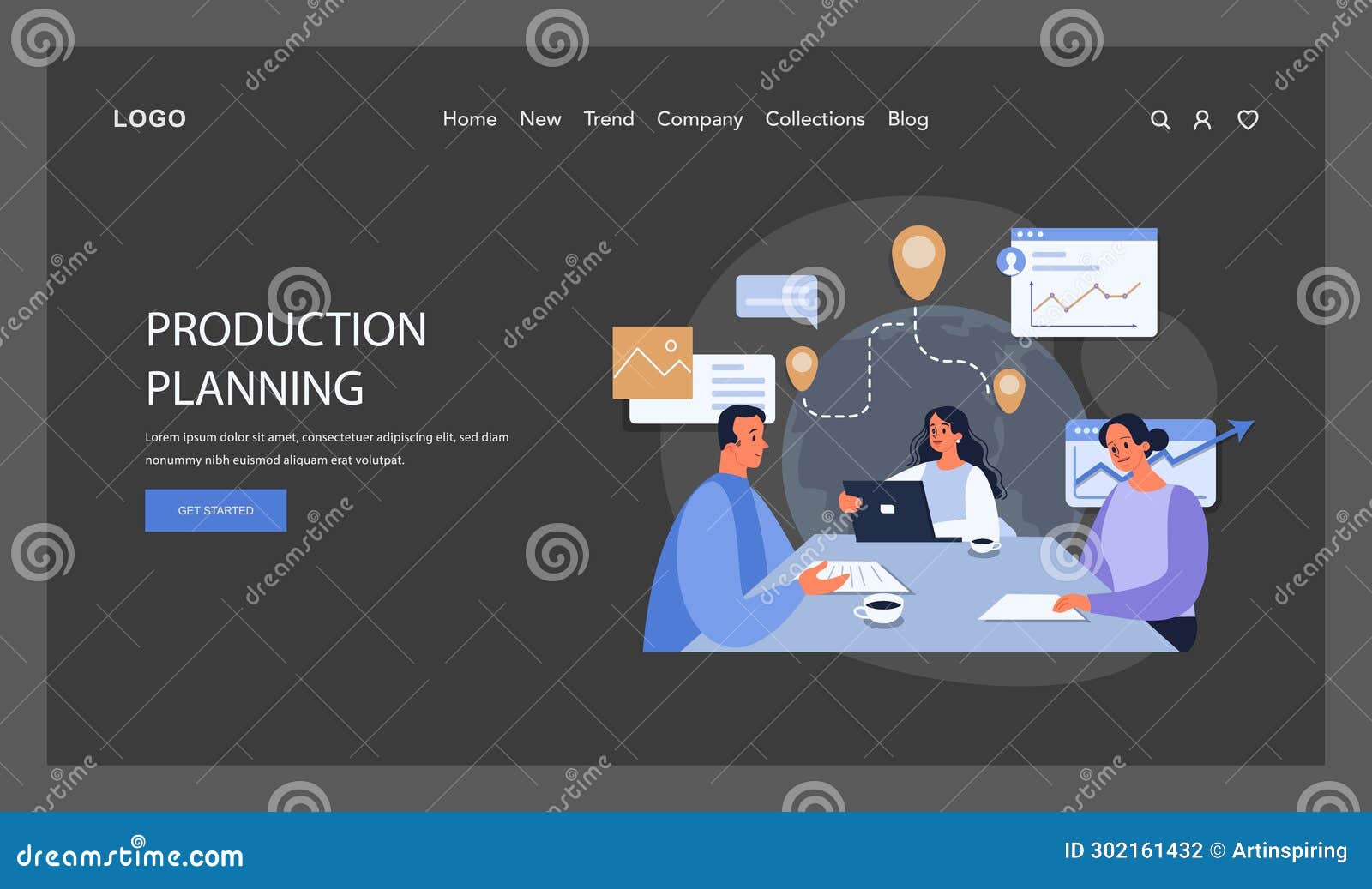 Streamlined Project Management Process With Team Communication And Task ...