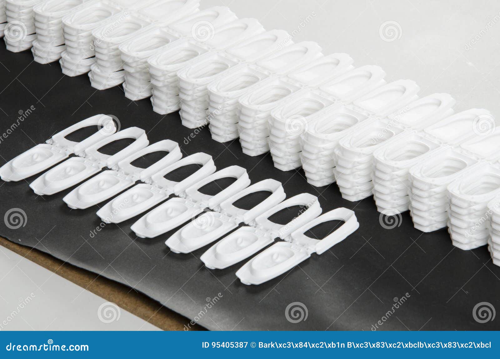 Production of Plastic Juice Box Cover Stock Image - Image of protection ...