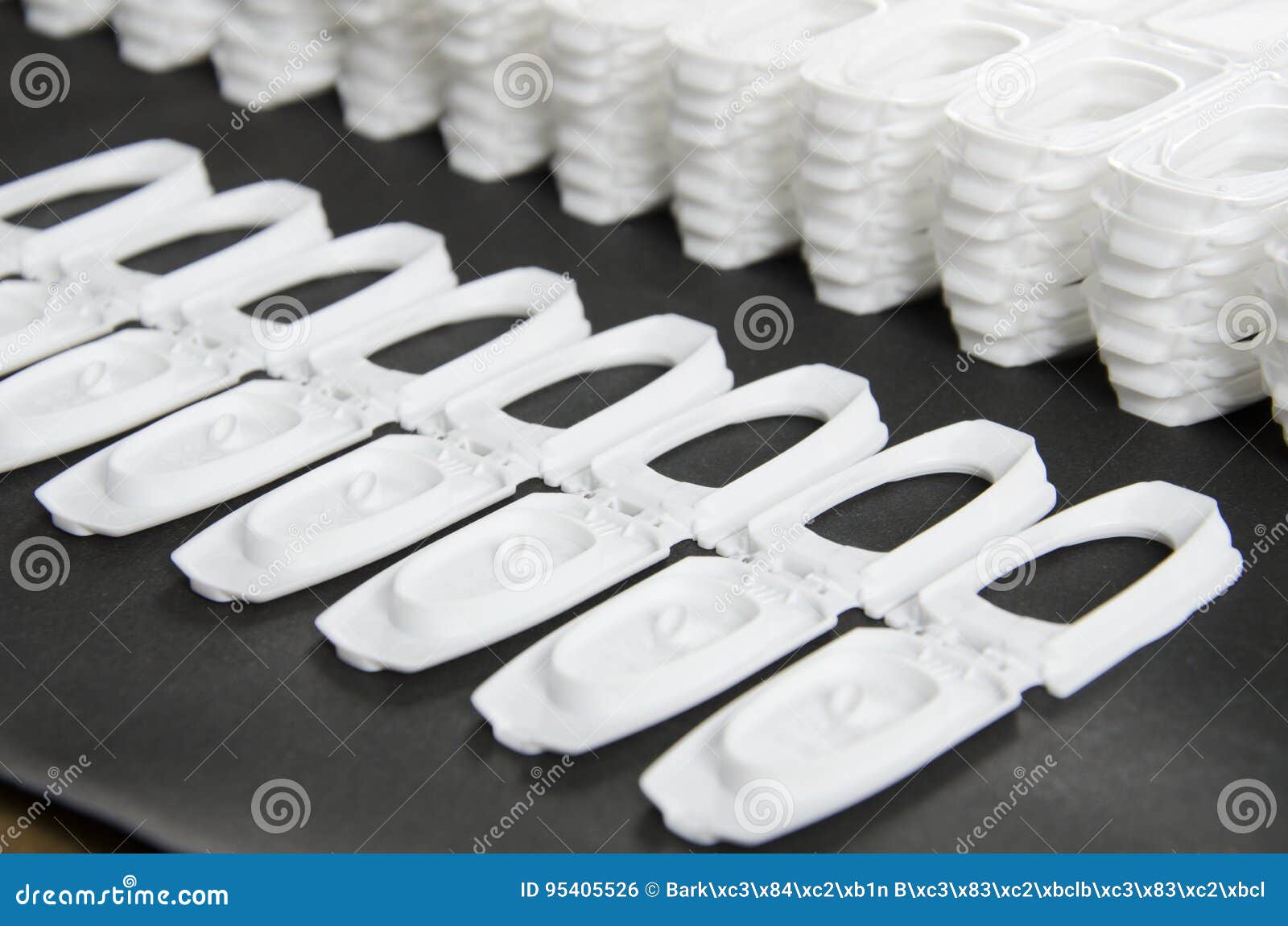 Production of Plastic Juice Box Cover Stock Photo - Image of protection ...