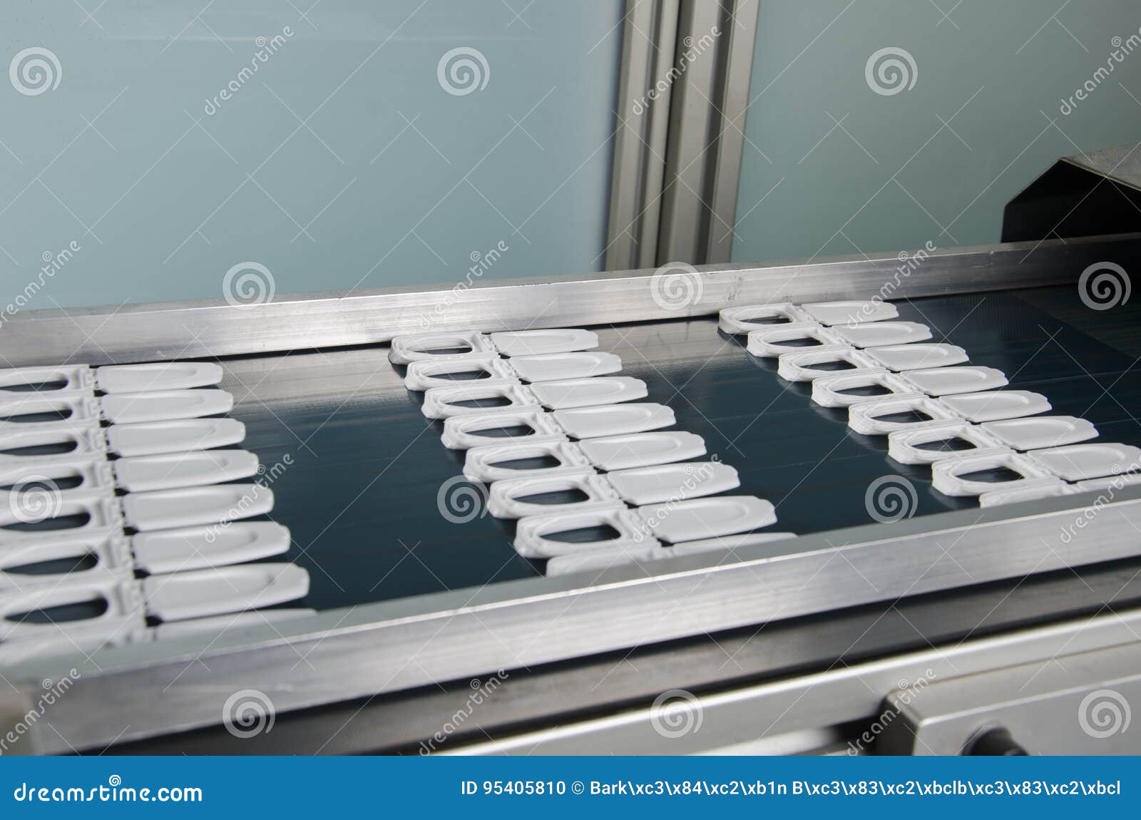 Production of Plastic Juice Box Cover Stock Photo - Image of storage ...