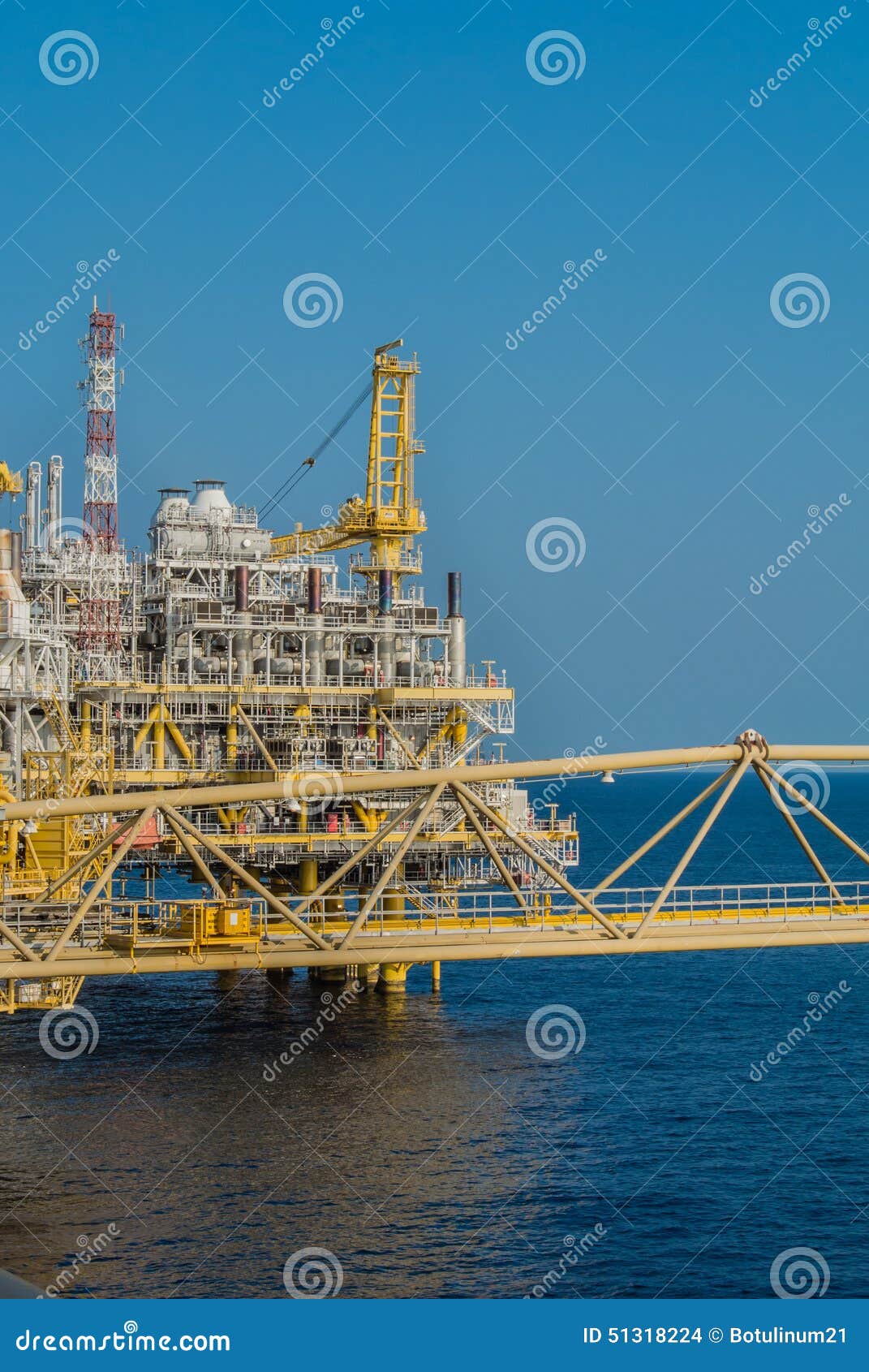 Production platform stock photo. Image of boat, petroleum - 51318224