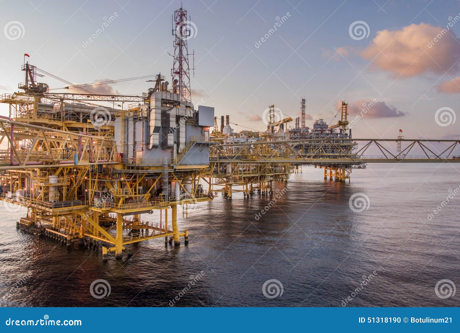Production platform stock photo. Image of machine, industry - 51318190