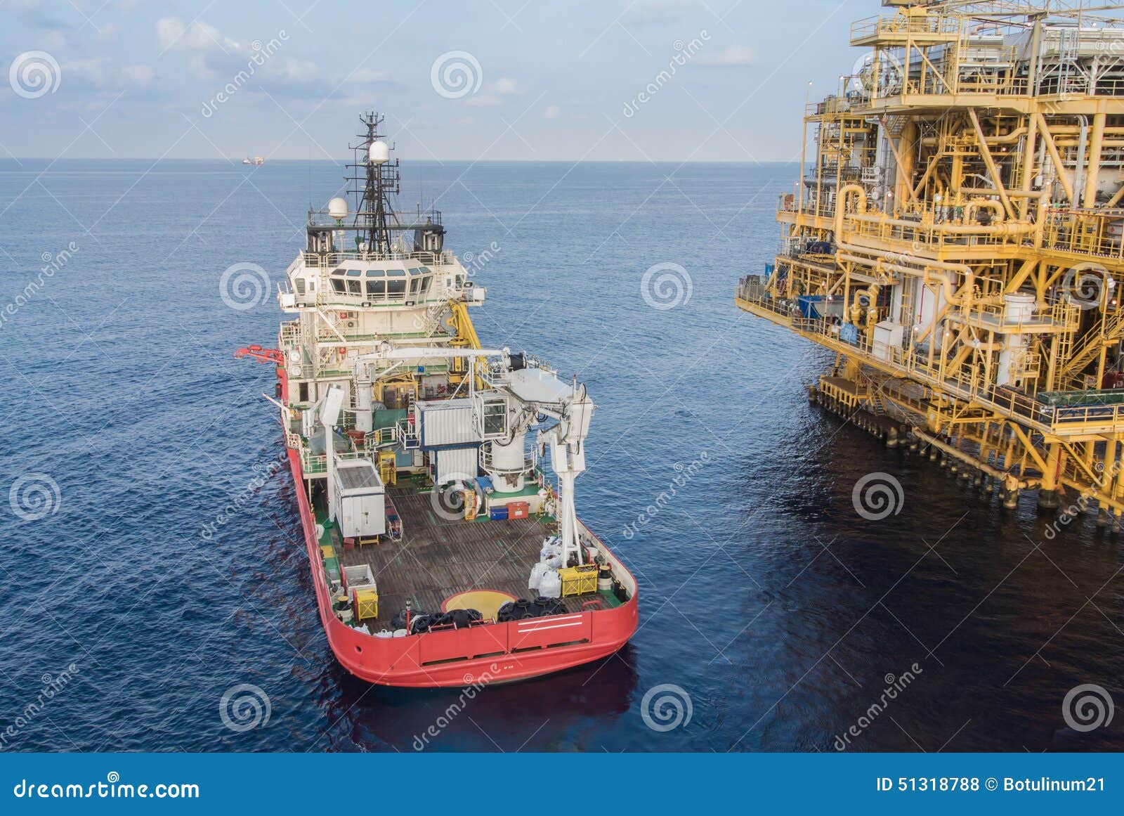 Production platform stock photo. Image of petroleum, harbor - 51318788
