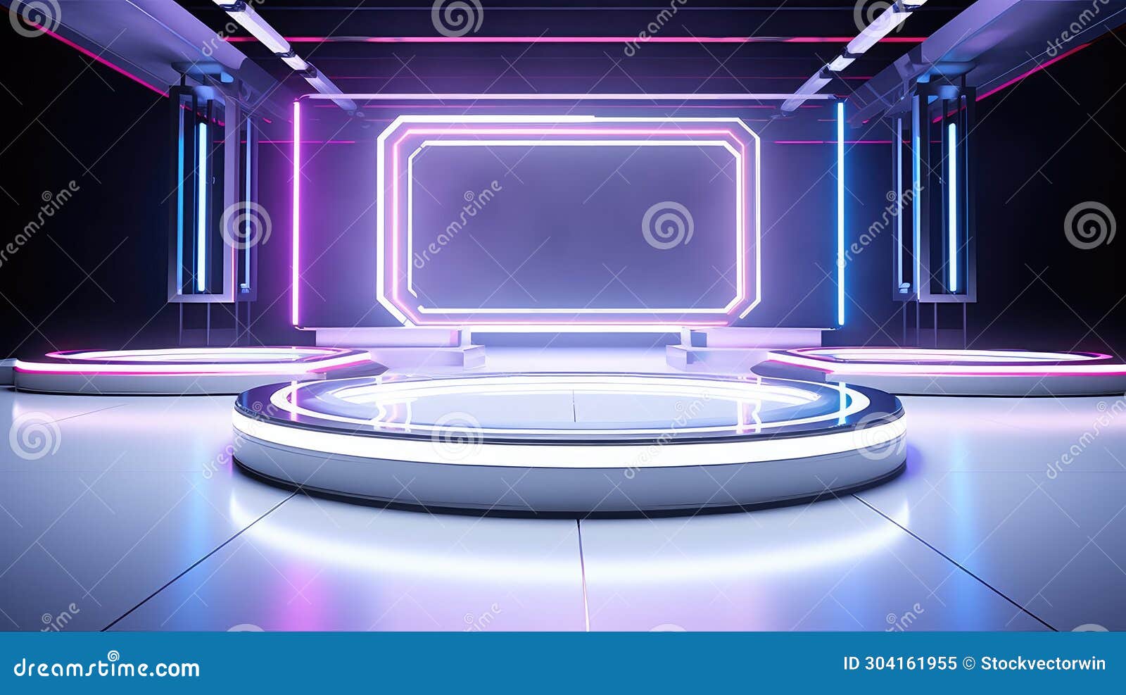 Production Platform Studio Background Stock Illustration - Illustration ...