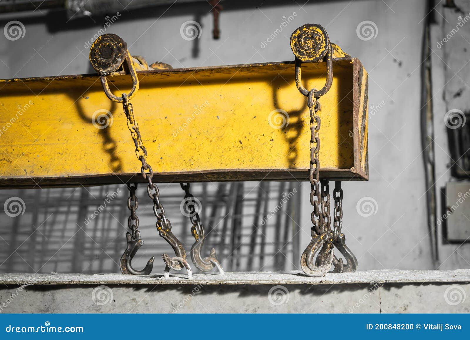 The Production Process is the Creation of Reinforced Concrete Pillars ...