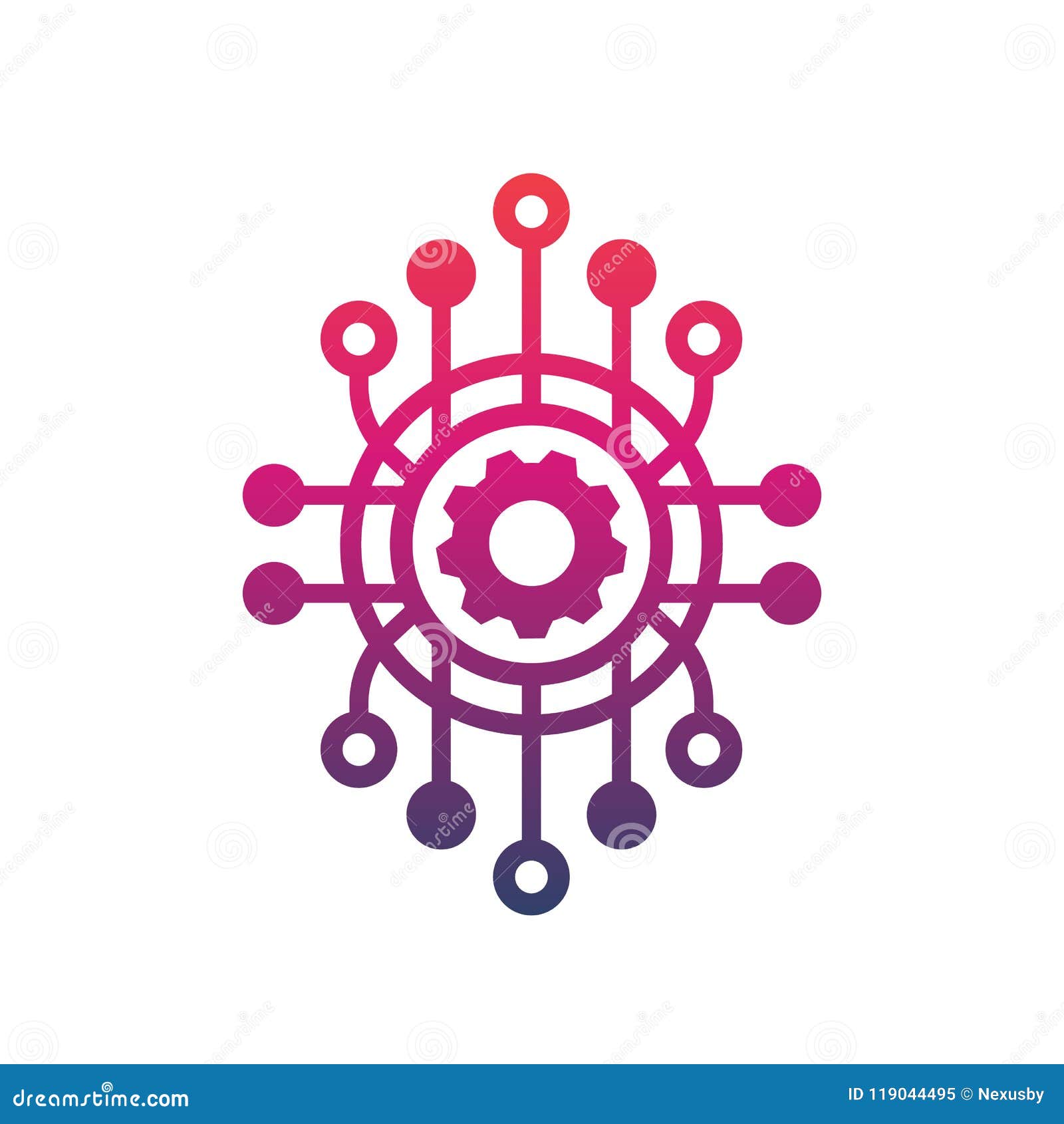 Production process icon stock vector. Illustration of manufacture ...